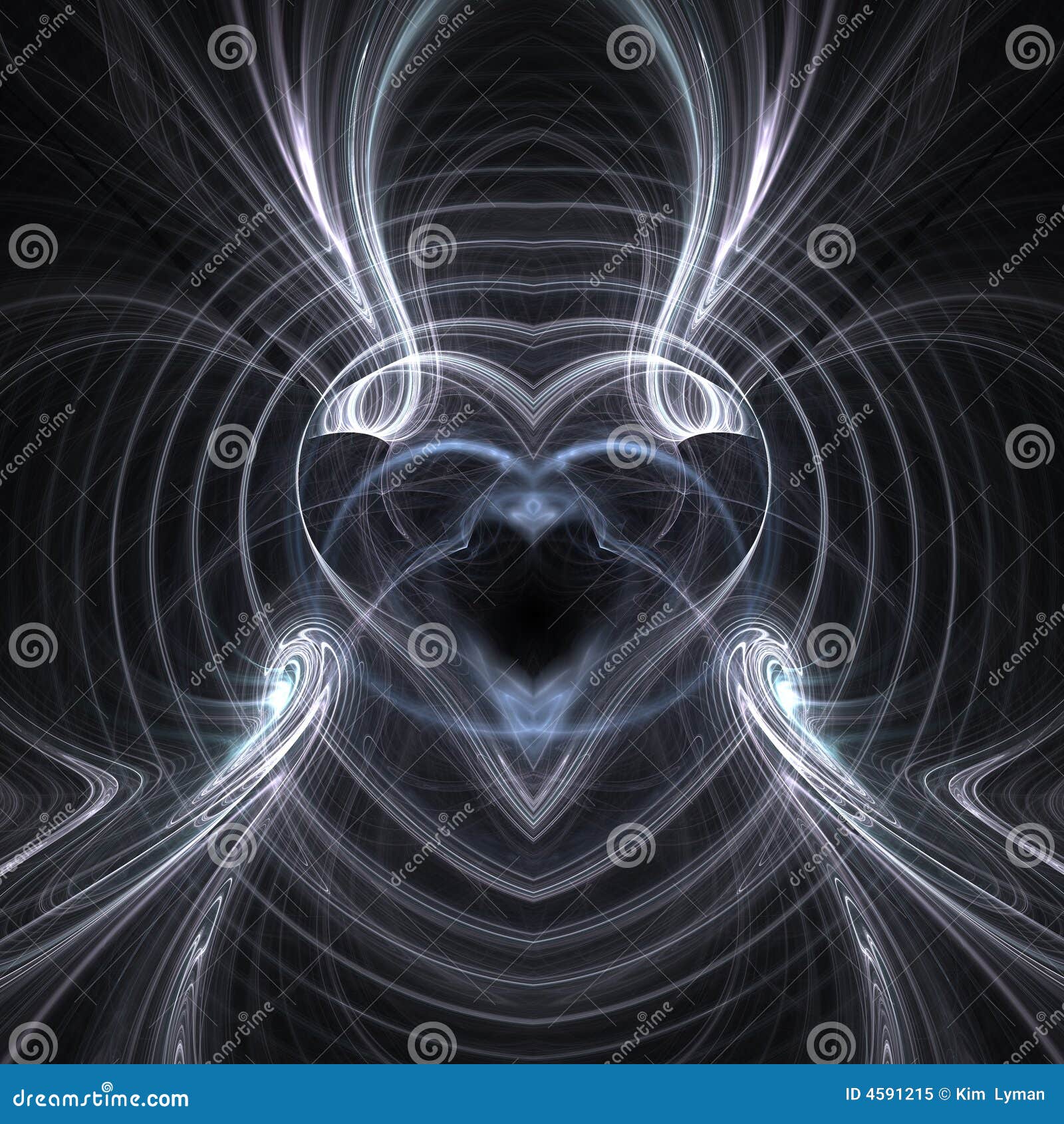 Smokey heart stock illustration. Illustration of artistic - 4591215