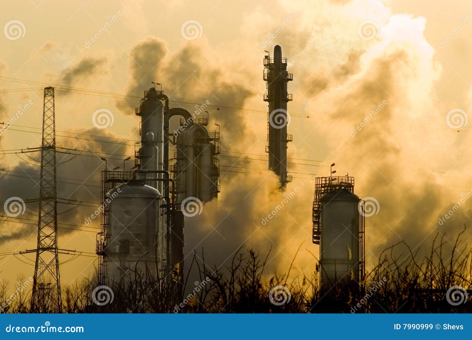 Smokey industry stock image. Image of generate, poison - 7990999