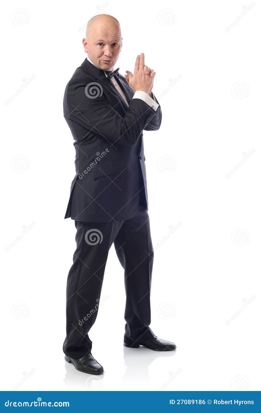 Smoking 007 photo stock. Image du pistolet, intelligence - 27089186