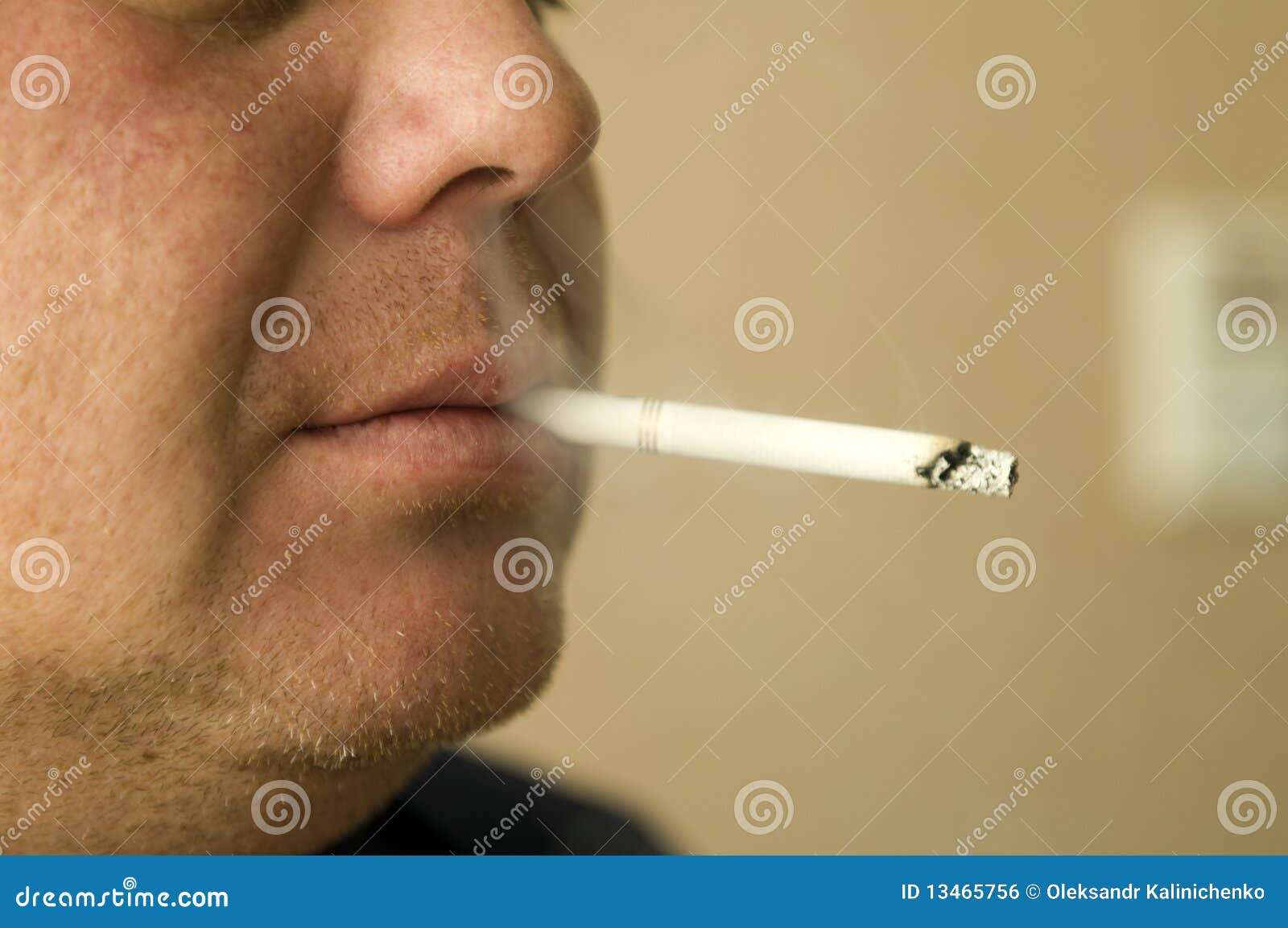 Smoking addict stock photo. Image of drugs, addiction - 13465756