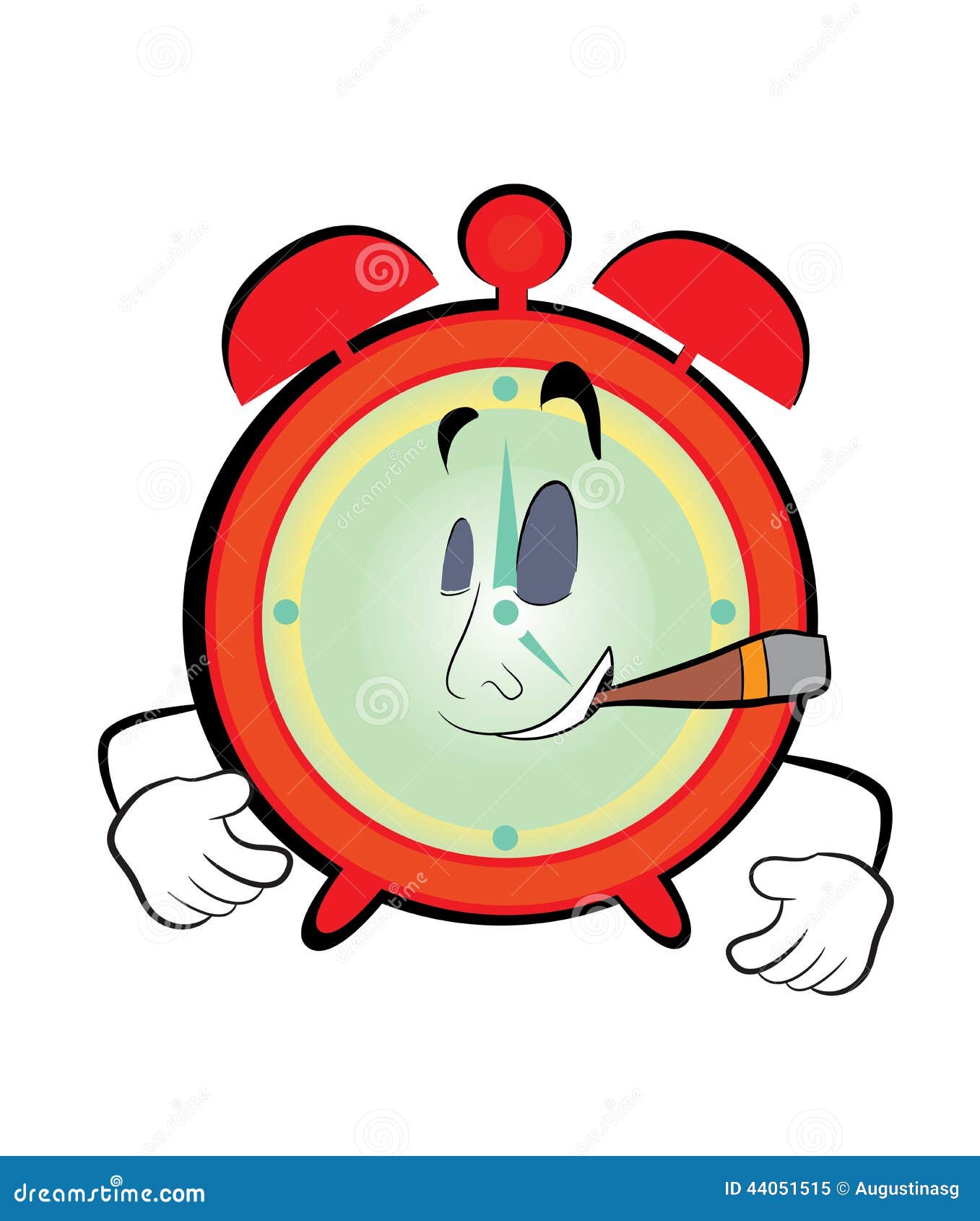 Smoking Alarm Clock Cartoon Stock Illustrations – 7 Smoking Alarm Clock ...
