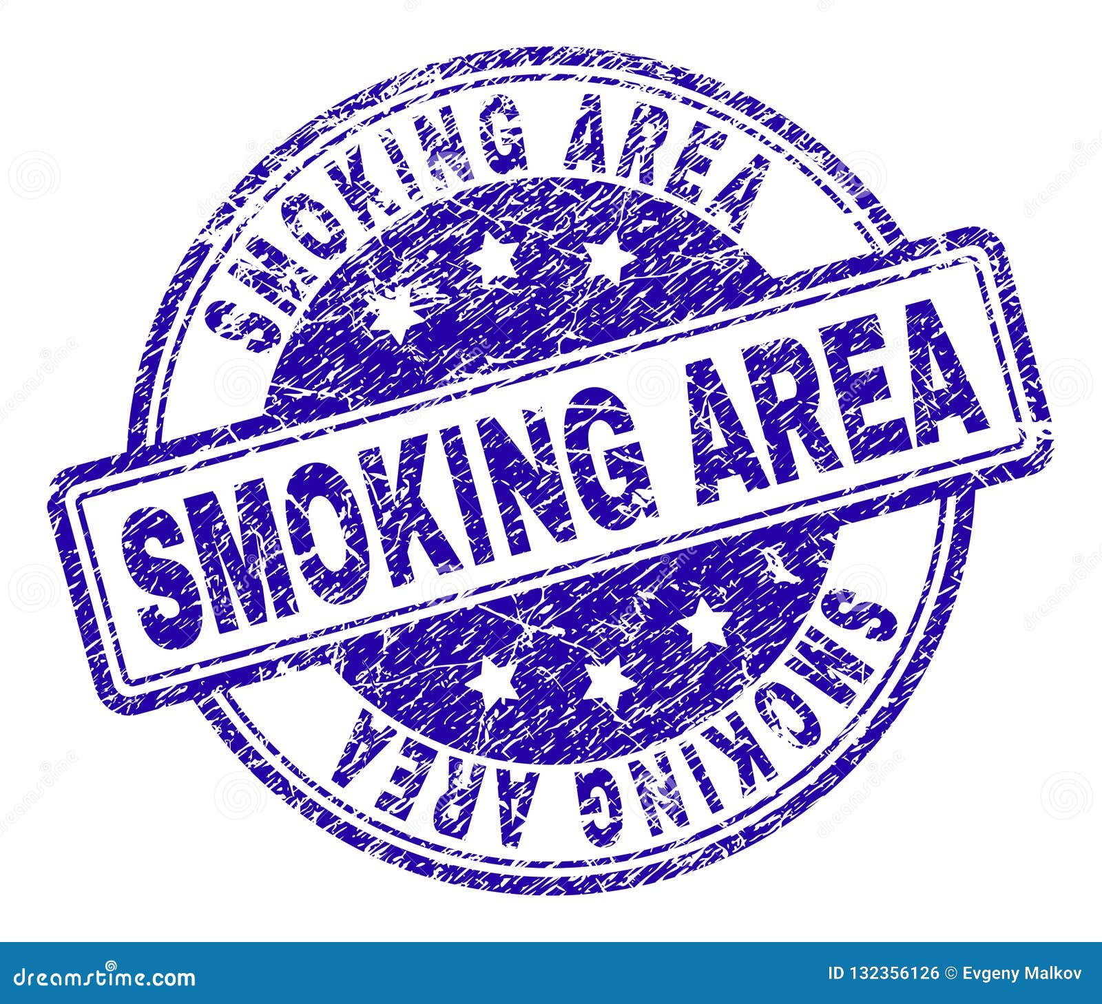 Grunge Textured SMOKING AREA Stamp Seal Stock Vector - Illustration of ...