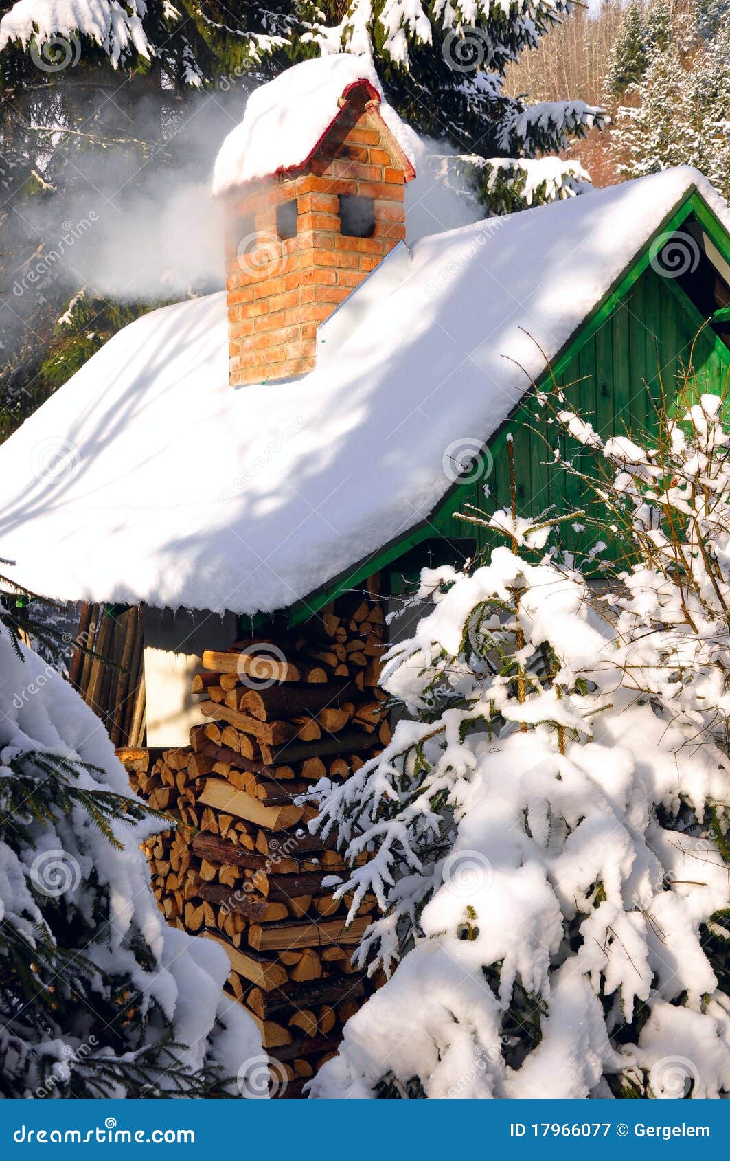 Smoking chimney stock image. Image of rural, environment - 17966077