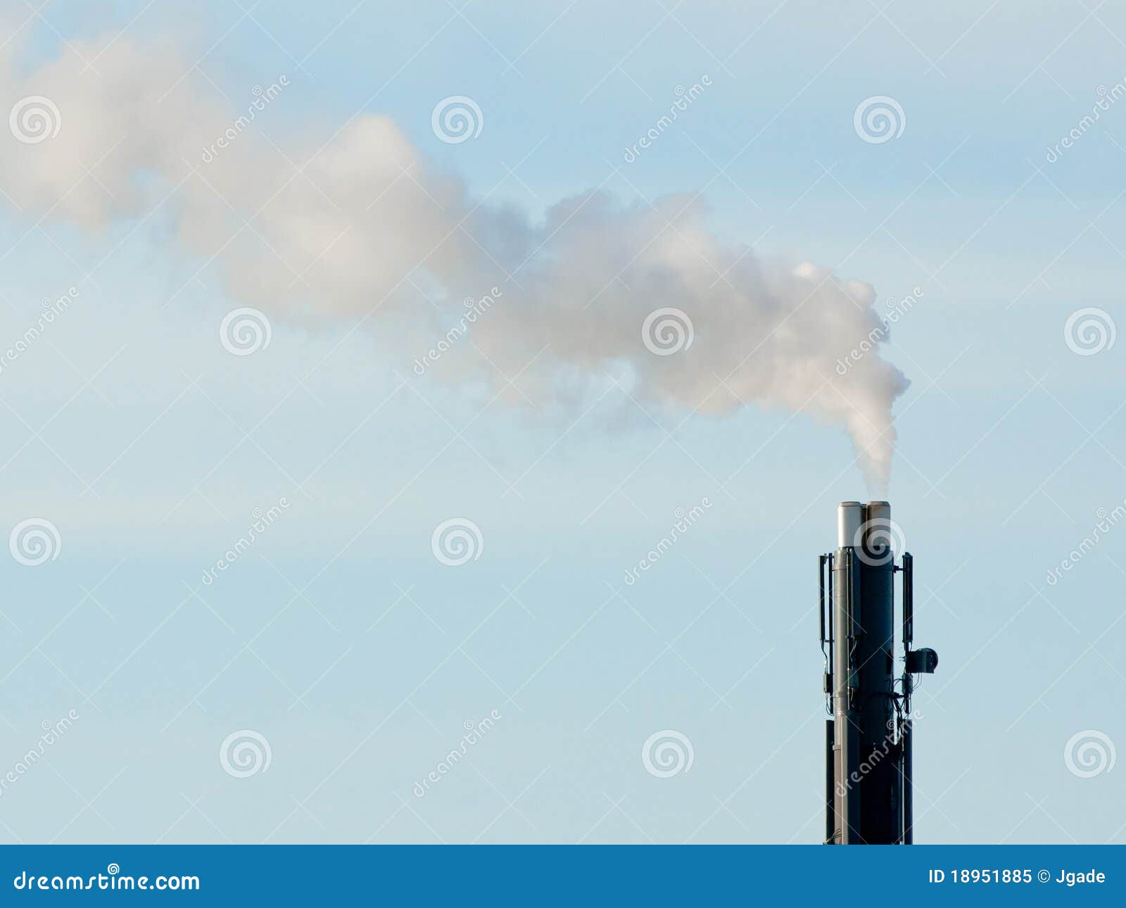 Smoking Chimney stock image. Image of factory, smog, environmental ...