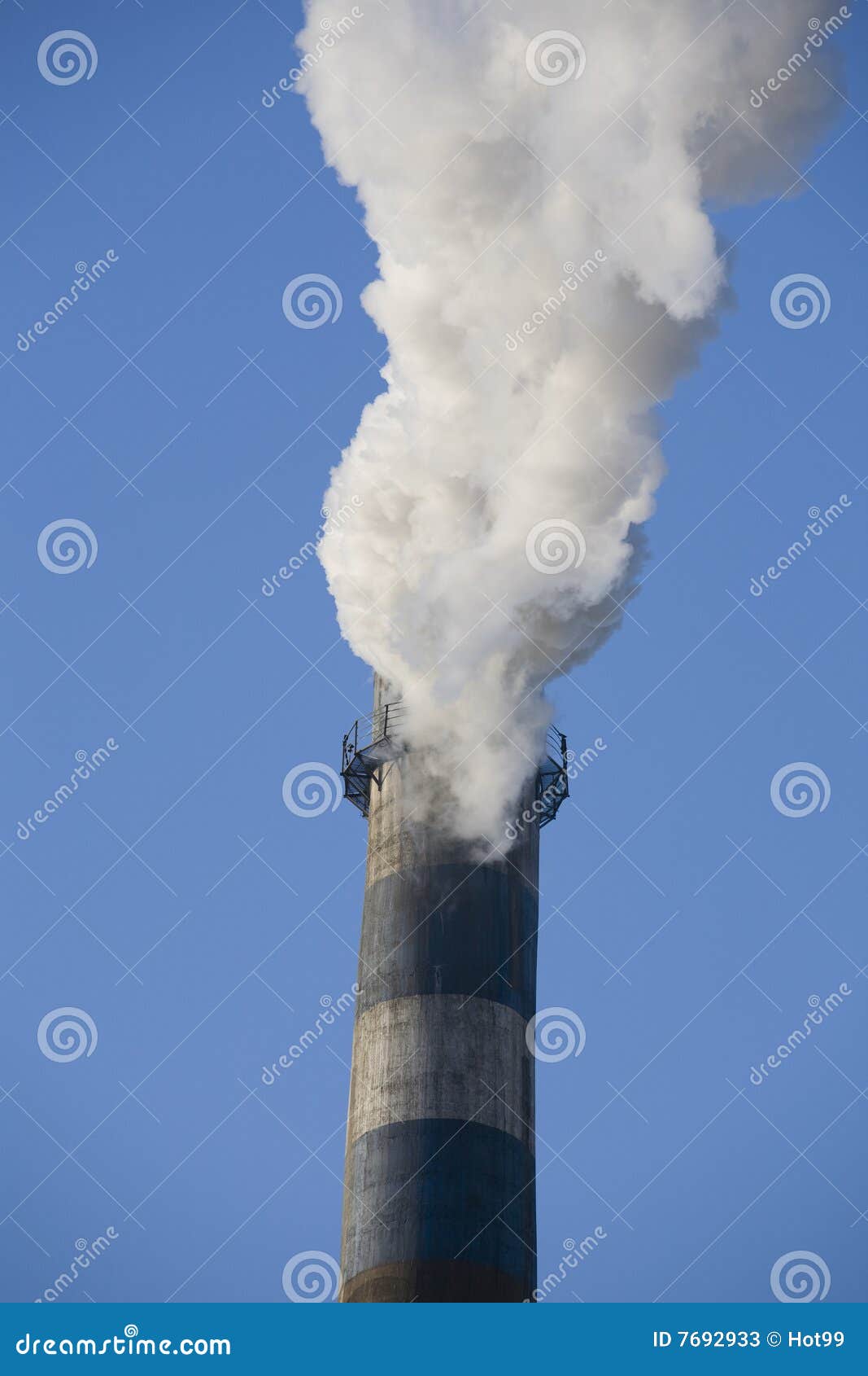 Smoking chimney stock image. Image of line, factory, danger - 7692933