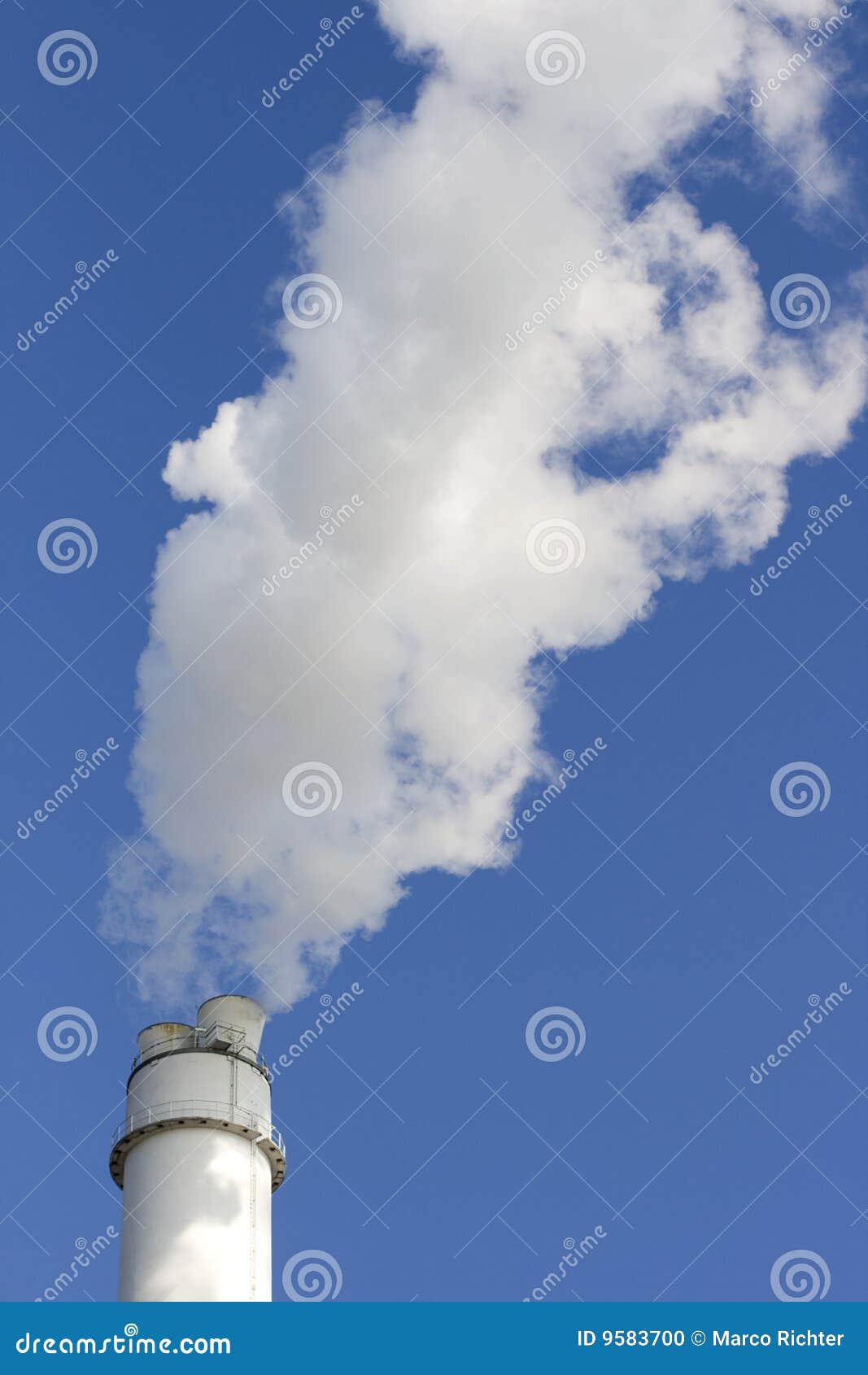 Smoking chimney stock photo. Image of global, environment - 9583700