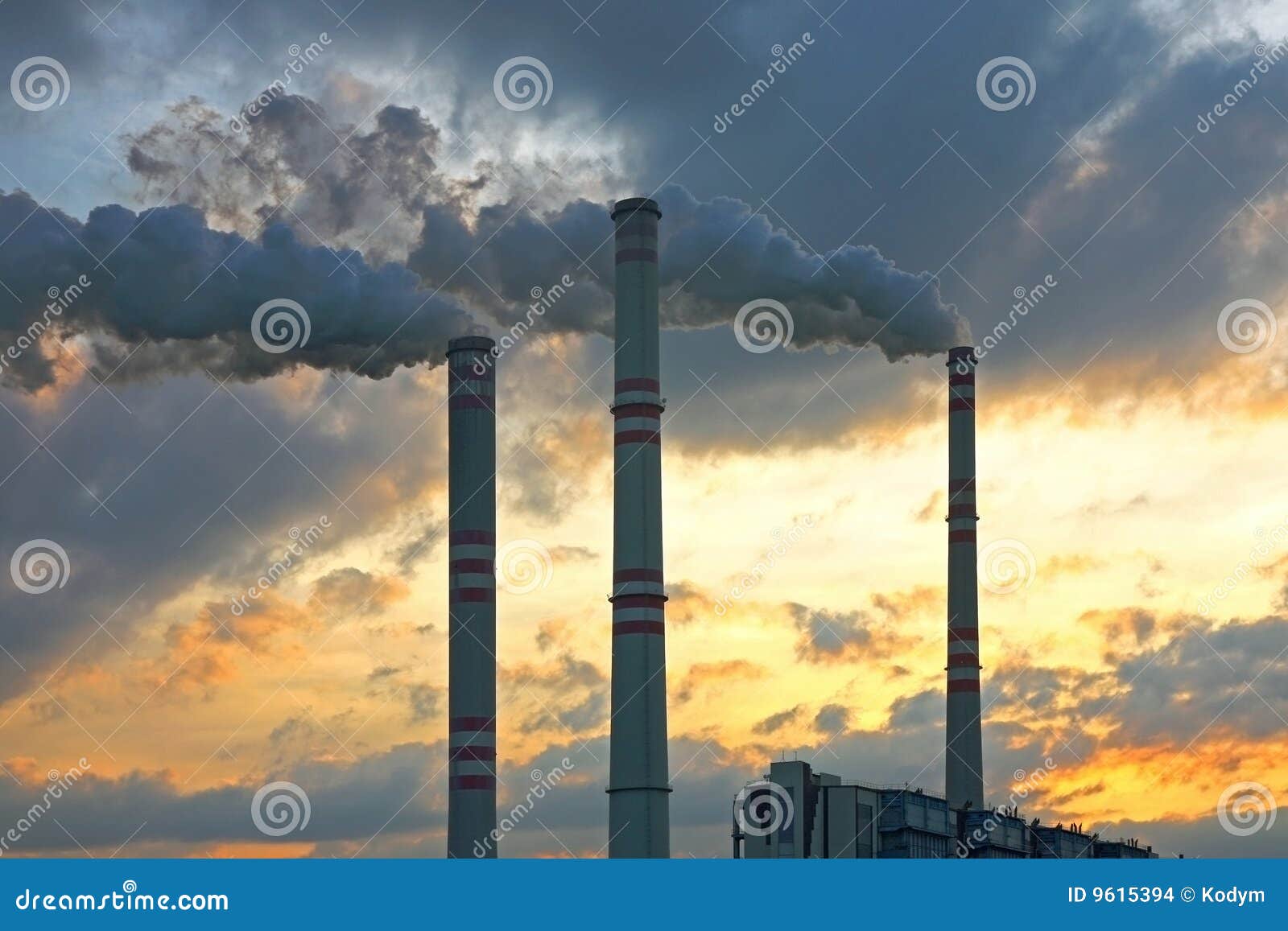 Smoking Chimney of Chemical Factory Stock Photo - Image of chemical ...