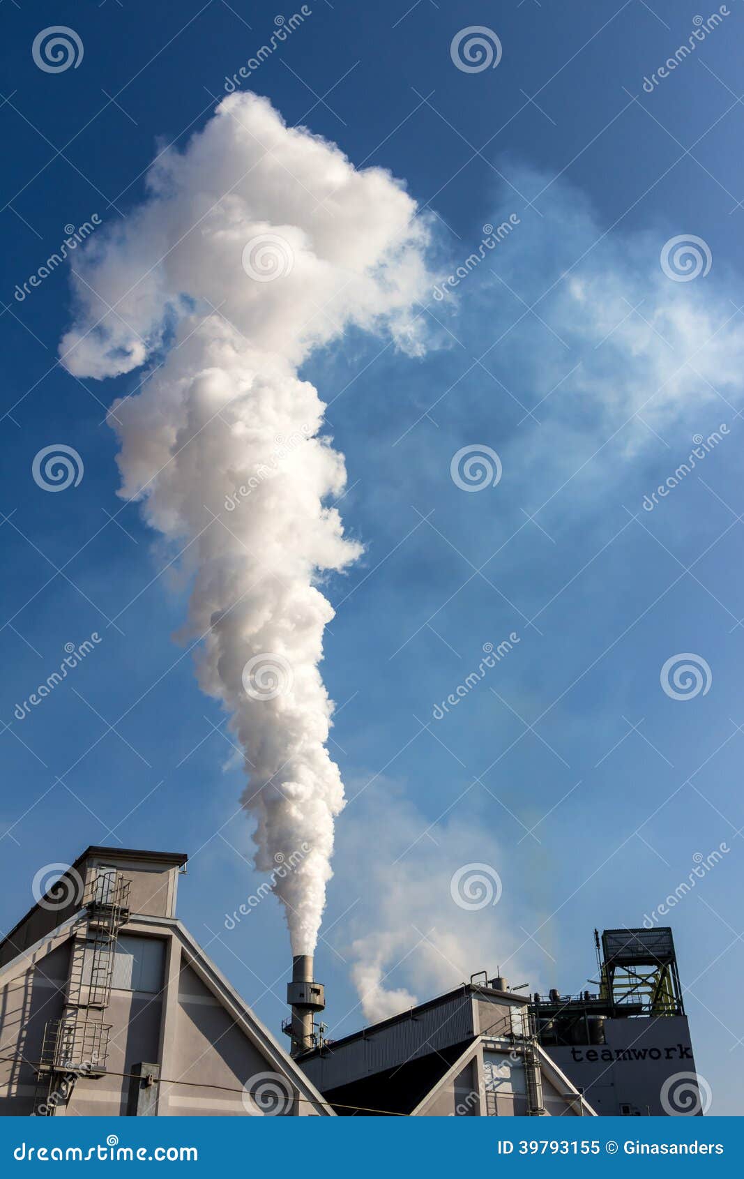 Smoking chimneys stock image. Image of climate, delivery - 39793155