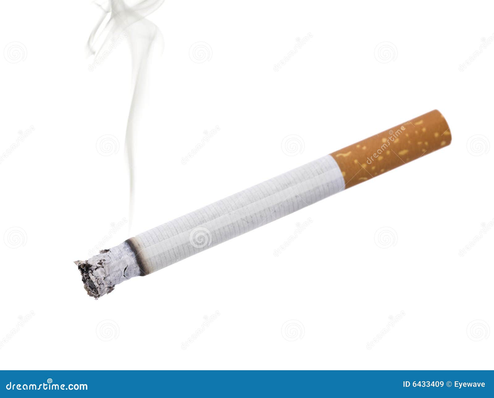 Smoking Cigarette Isolated Royalty Free Stock Images - Image: 6433409