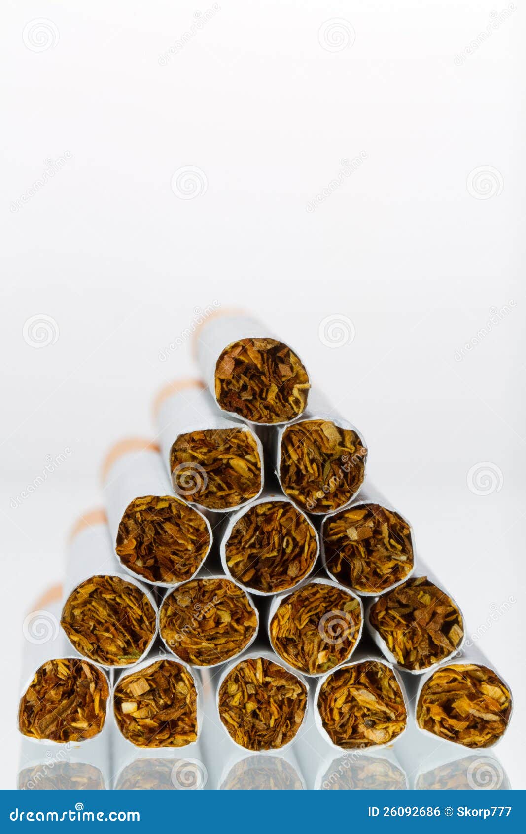 Smoking Cigarettes in a Stack Stock Photo - Image of smoking, still ...