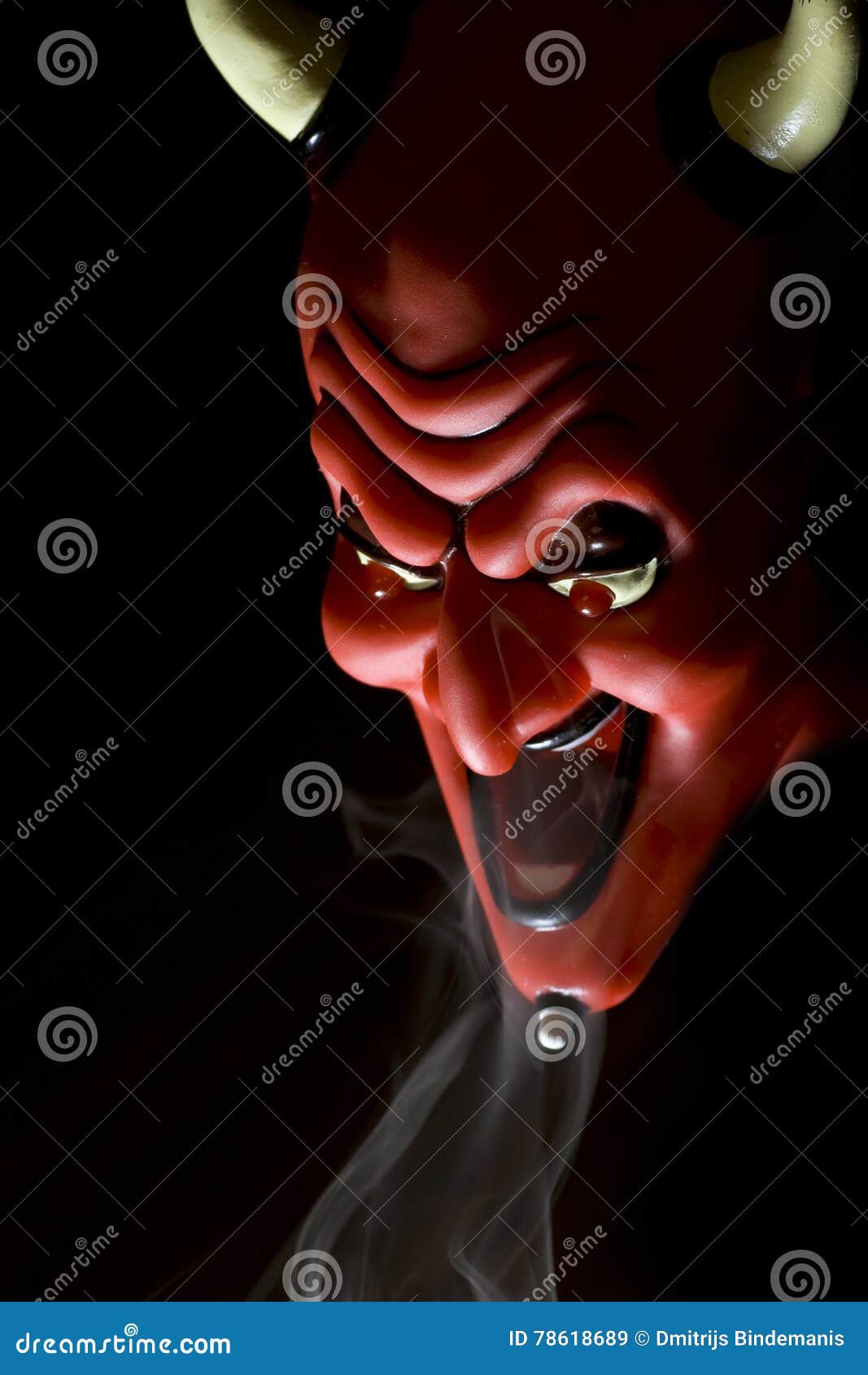 Smoking devil stock image. Image of hell, prongs, nick - 78618689