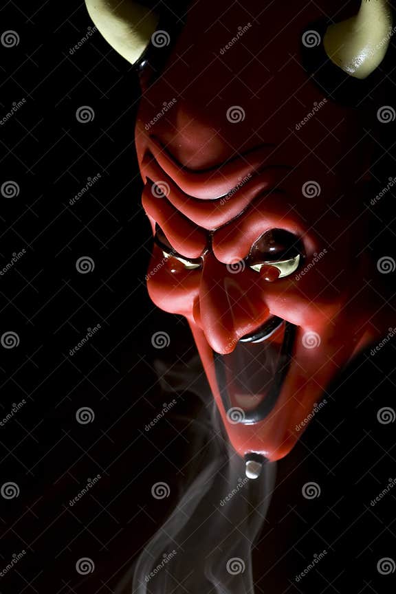 Smoking devil stock image. Image of hell, prongs, nick - 78618689