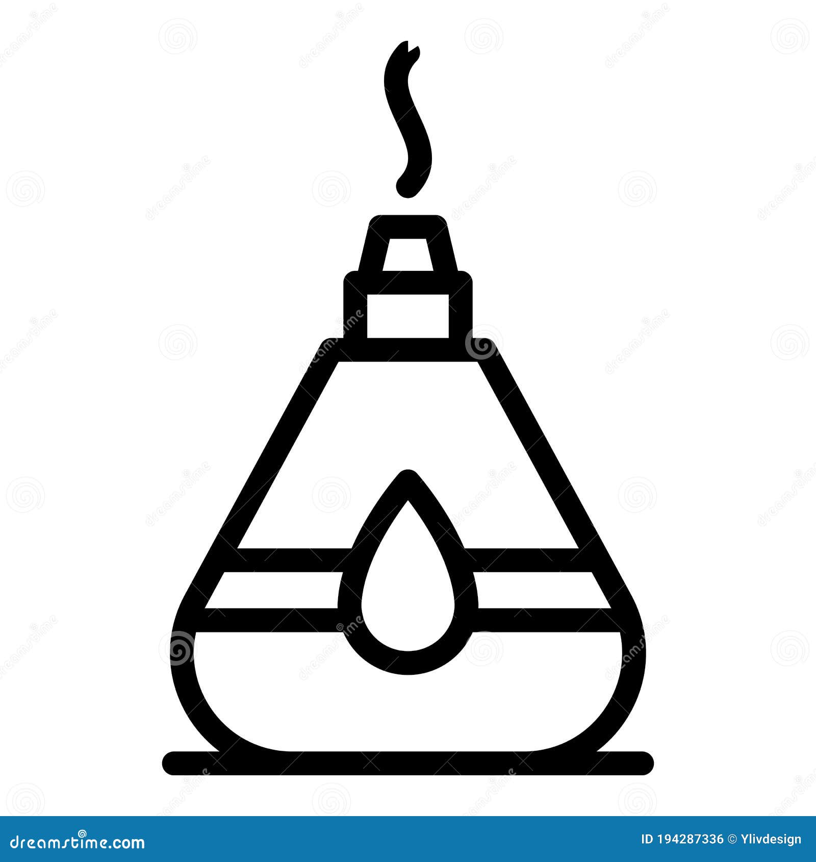Smoking Diffuser Icon, Outline Style Stock Vector - Illustration of ...
