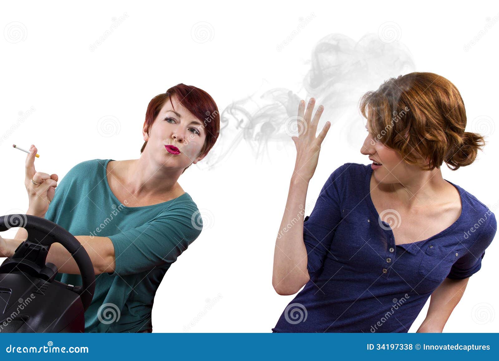 Smoking and Driving stock photo. Image of background - 34197338