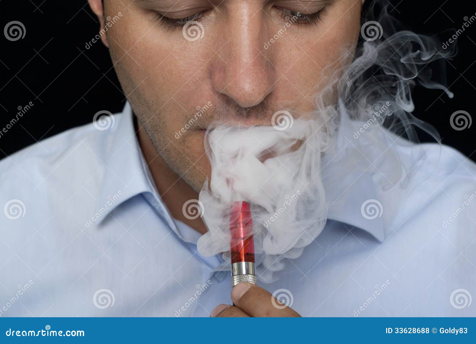 Smoking Electric Cigarettes Stock Photo - Image of healthy, electricity ...