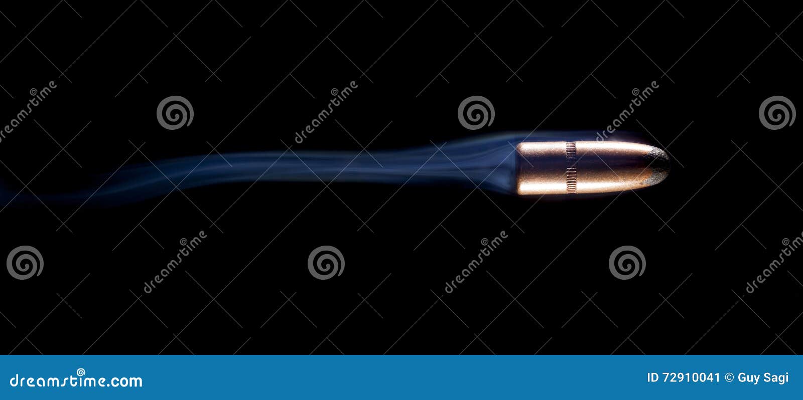 Bullet Flying Through Air