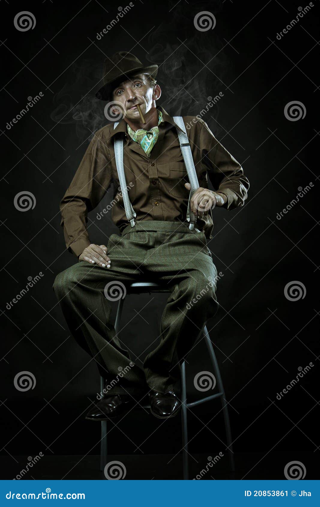 Smoking gangster stock image. Image of gorgeous, crime - 20853861