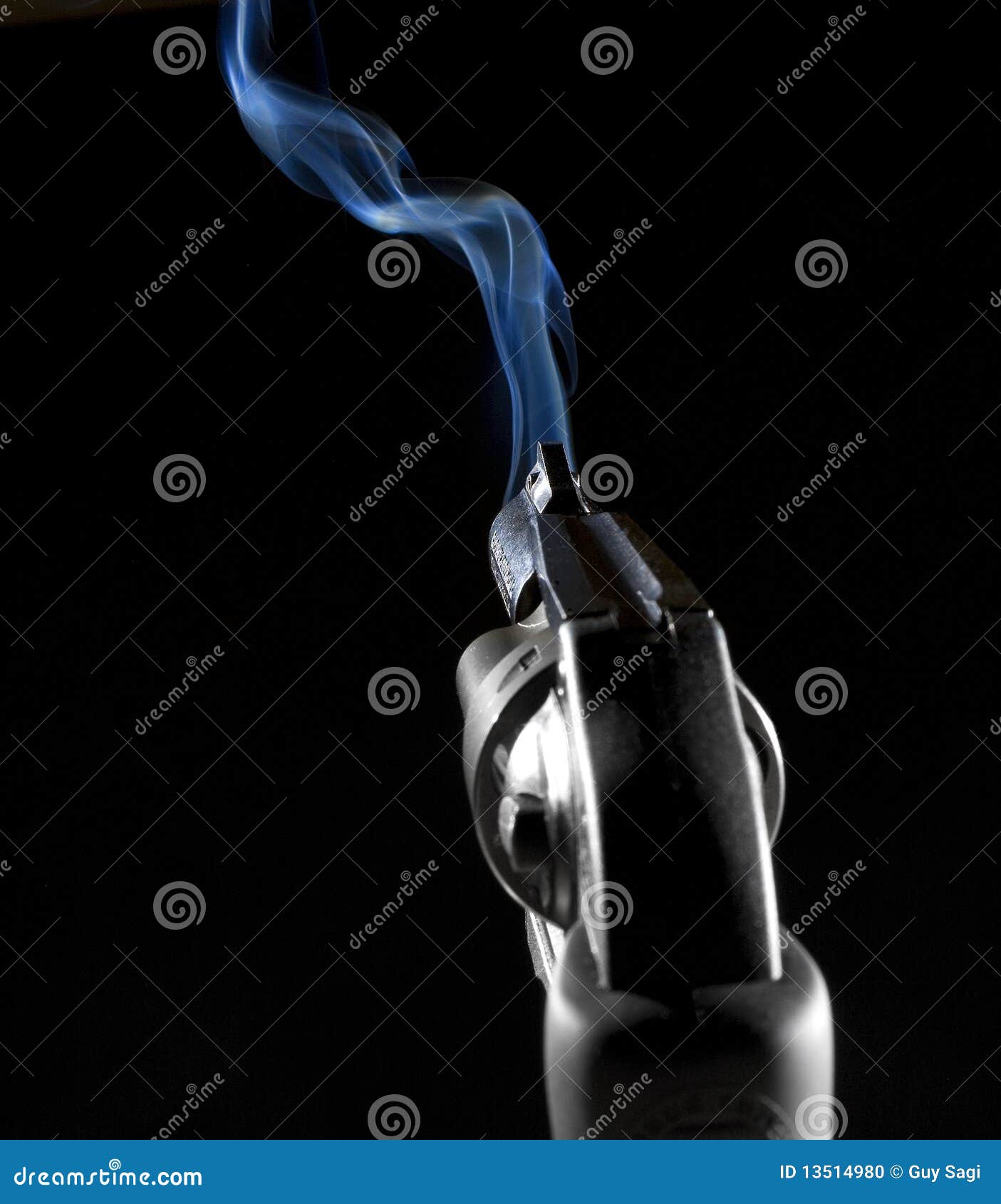 Smoking gun stock photo. Image of bullet, night, fire - 13514980