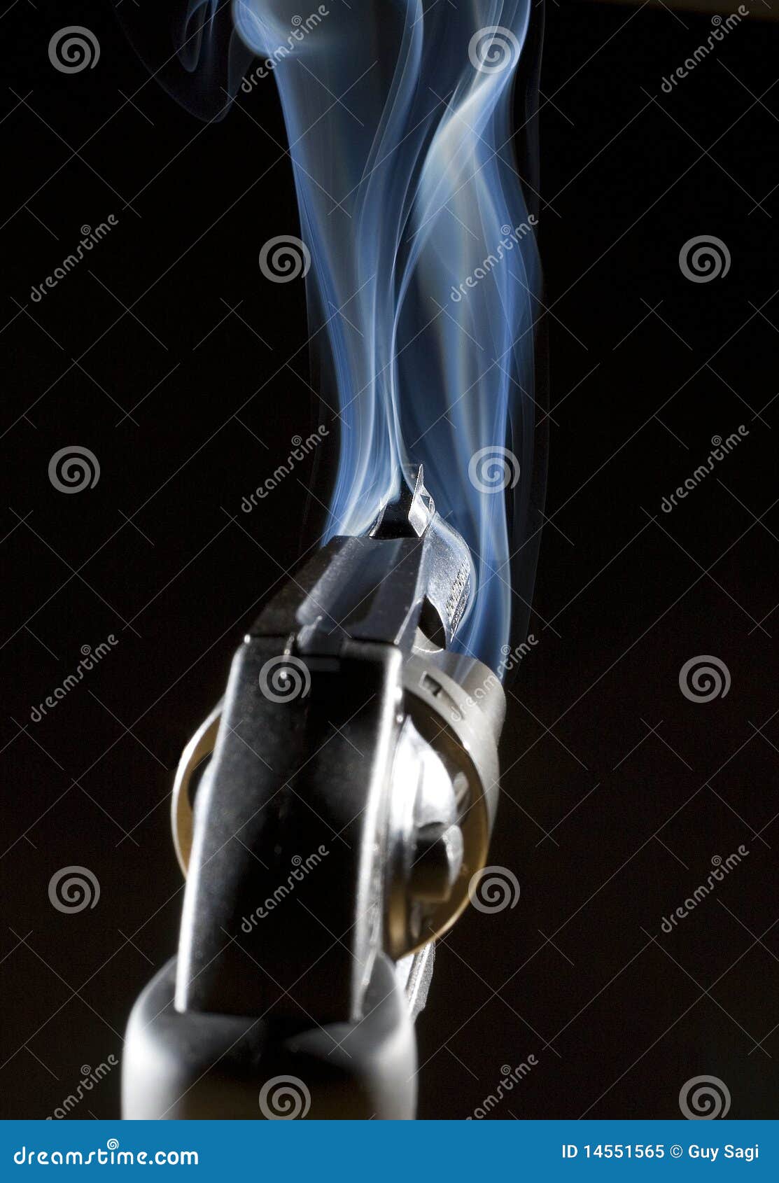 Smoking gun stock image. Image of weapon, black, dark - 14551565