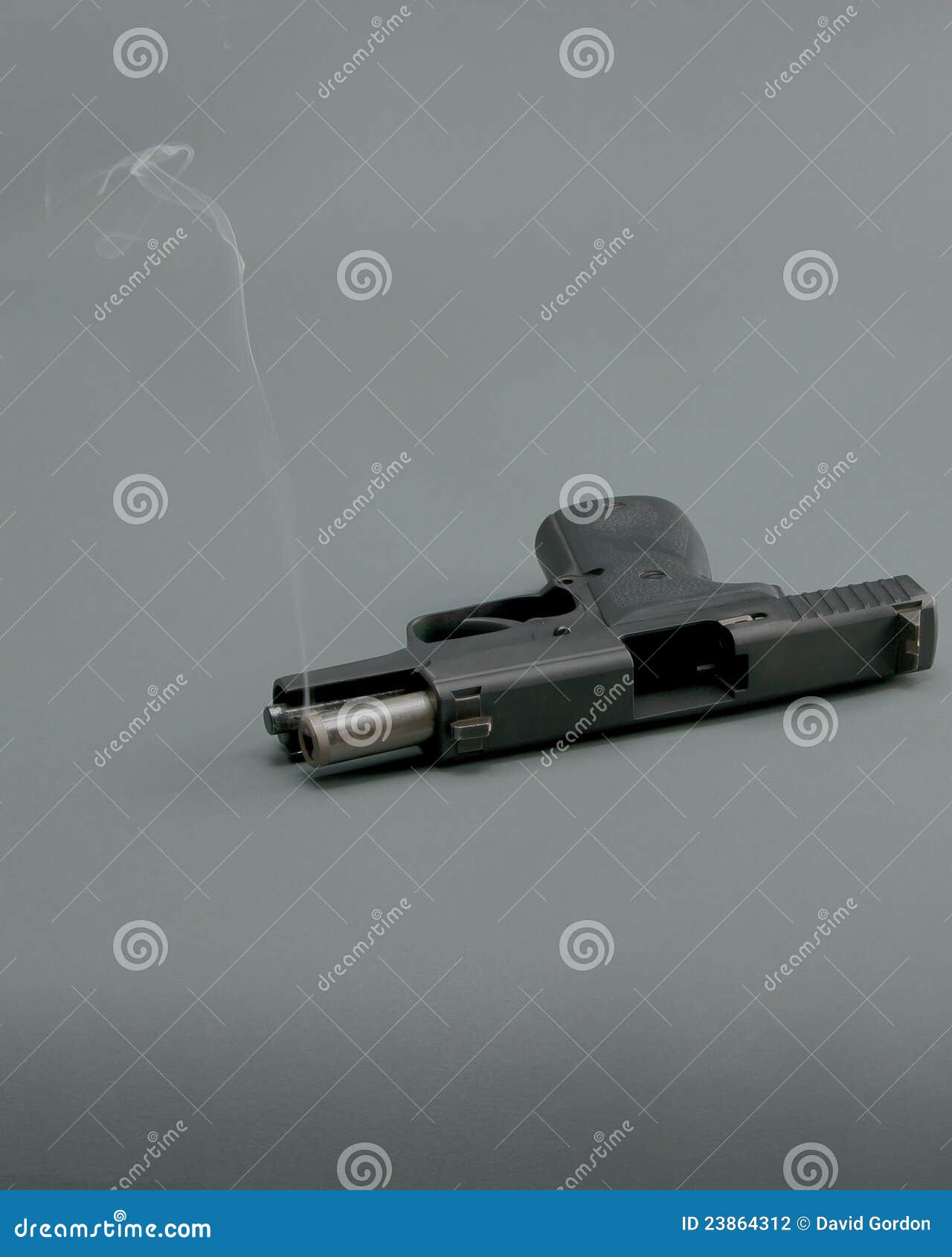 Smoking Gun stock photo. Image of safety, preparedness - 23864312