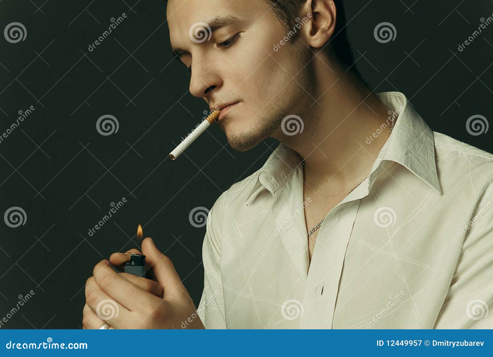 Smoking guy stock image. Image of fashionable, adult - 12449957