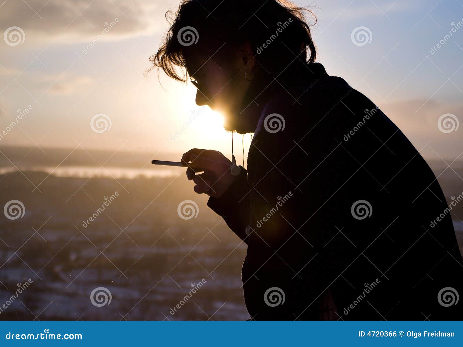 Smoking guy in sunlight stock photo. Image of horizon - 4720366