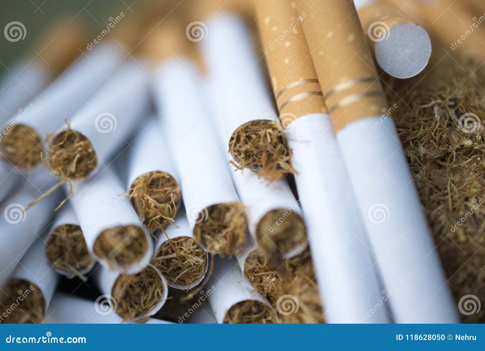 Smoking Issues, Cigarette Pictured Outdoor Stock Photo - Image of ...