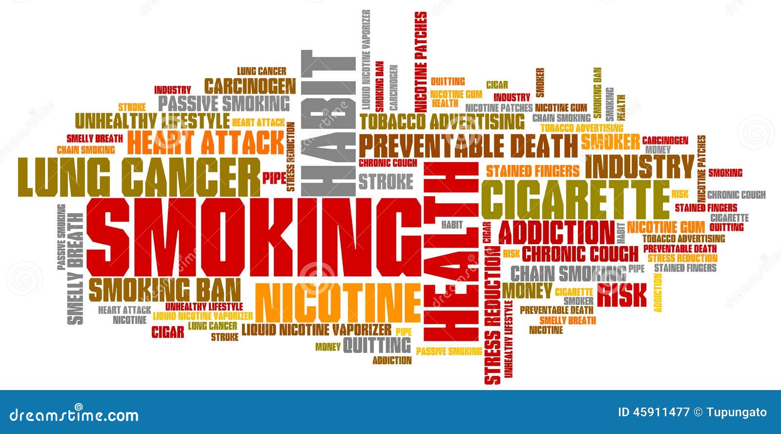 Smoking stock illustration. Illustration of advertising - 45911477