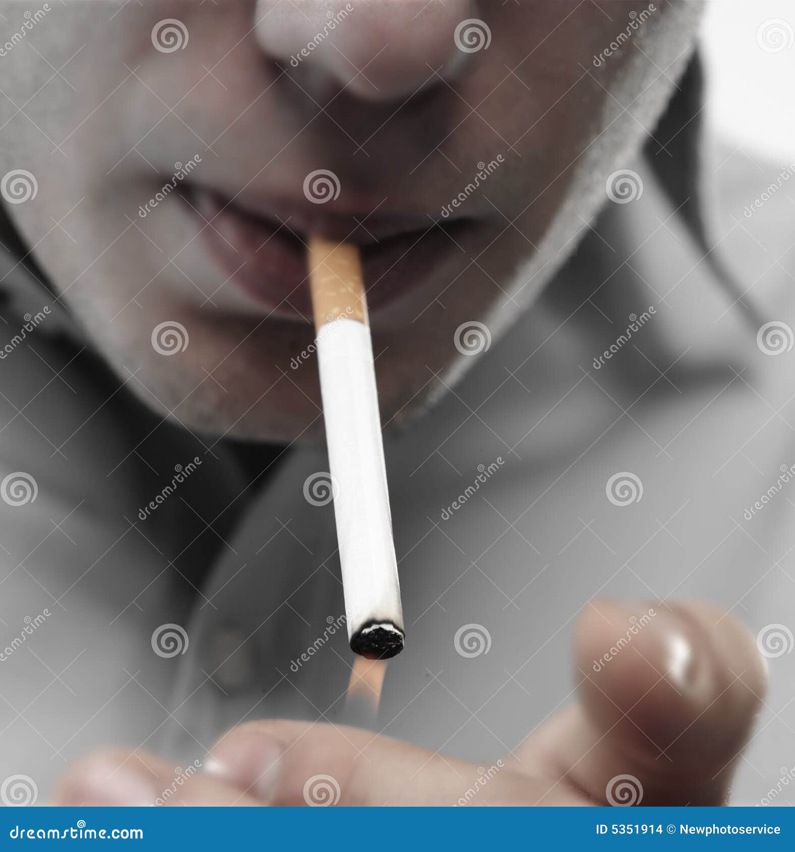Smoking kills stock photo. Image of cigarette, burning - 5351914