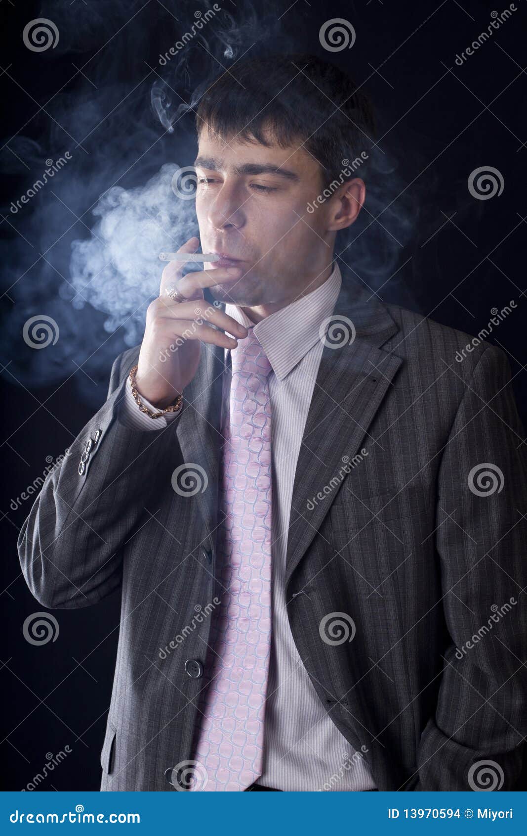 Smoking man stock photo. Image of elegance, cigarette - 13970594