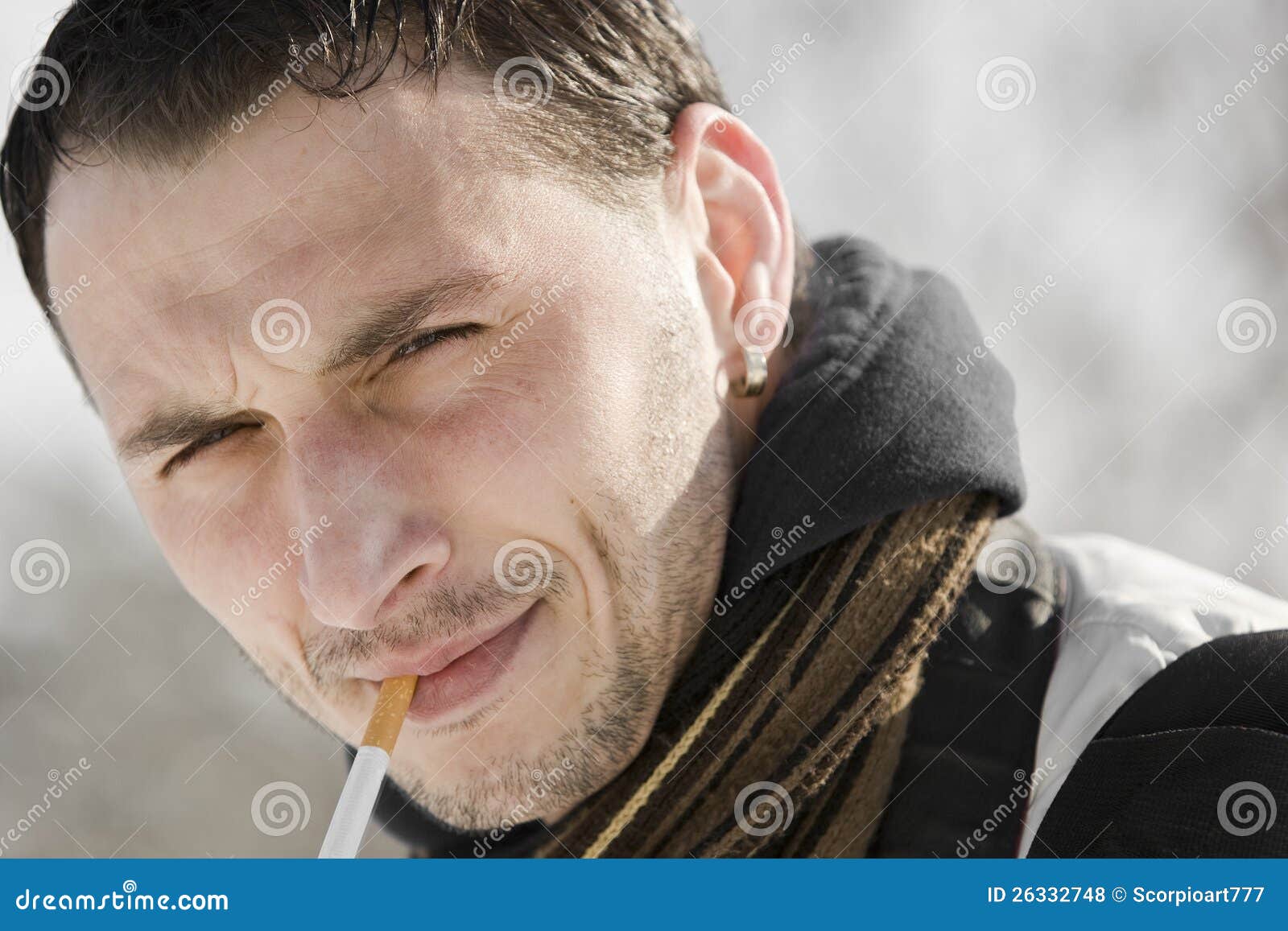 Smoking man stock photo. Image of cool, modern, cigar - 26332748