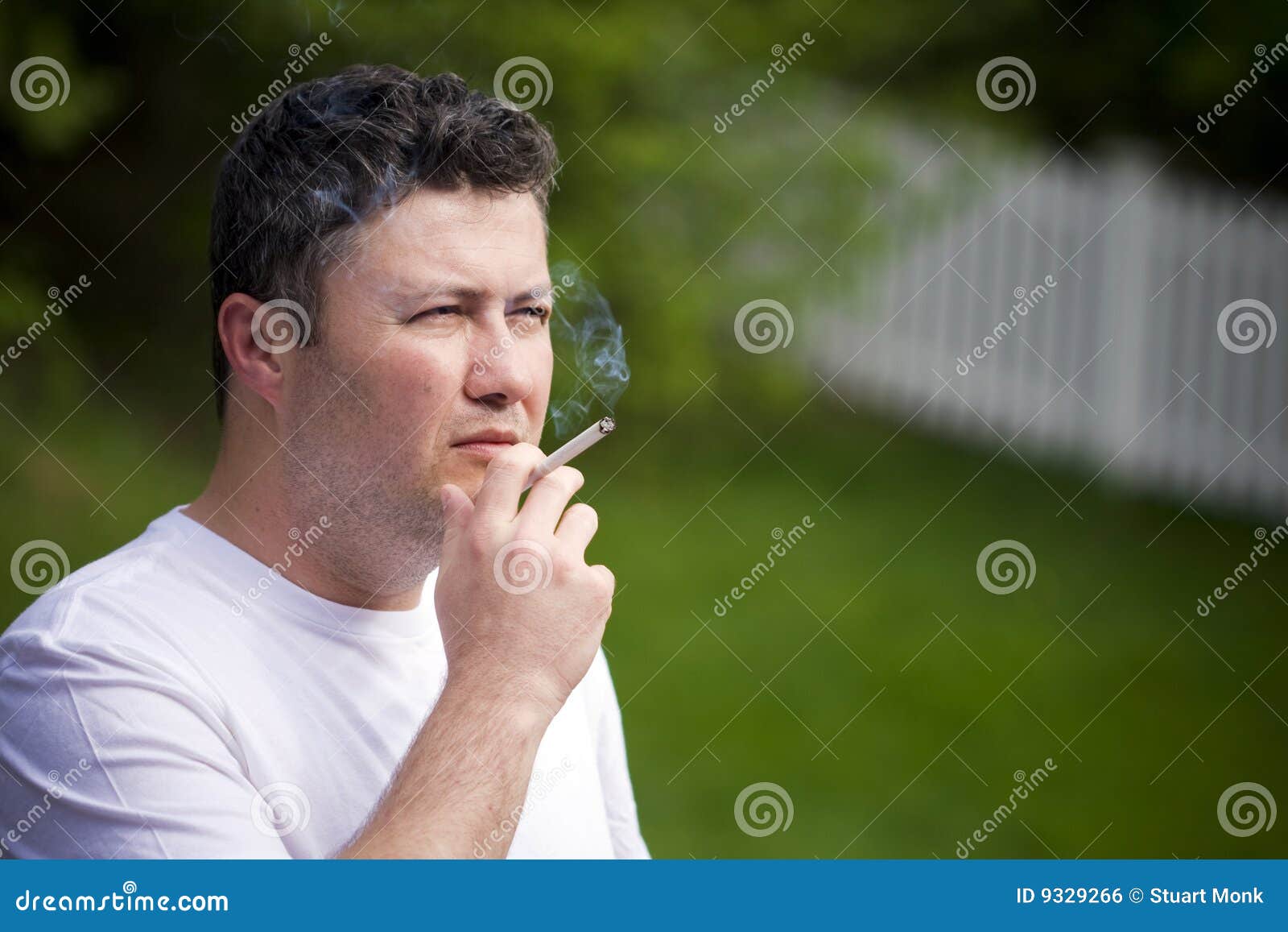 Smoking Man Royalty Free Stock Image - Image: 9329266