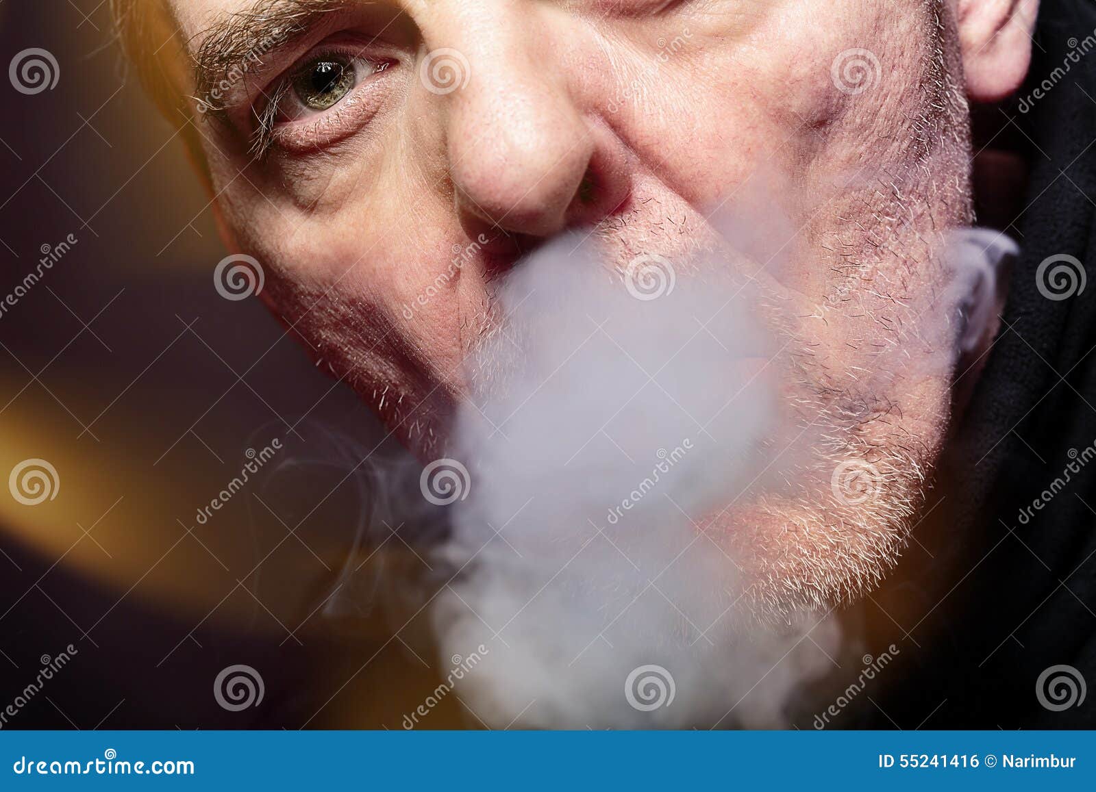 Smoking man stock photo. Image of background, healthy - 55241416