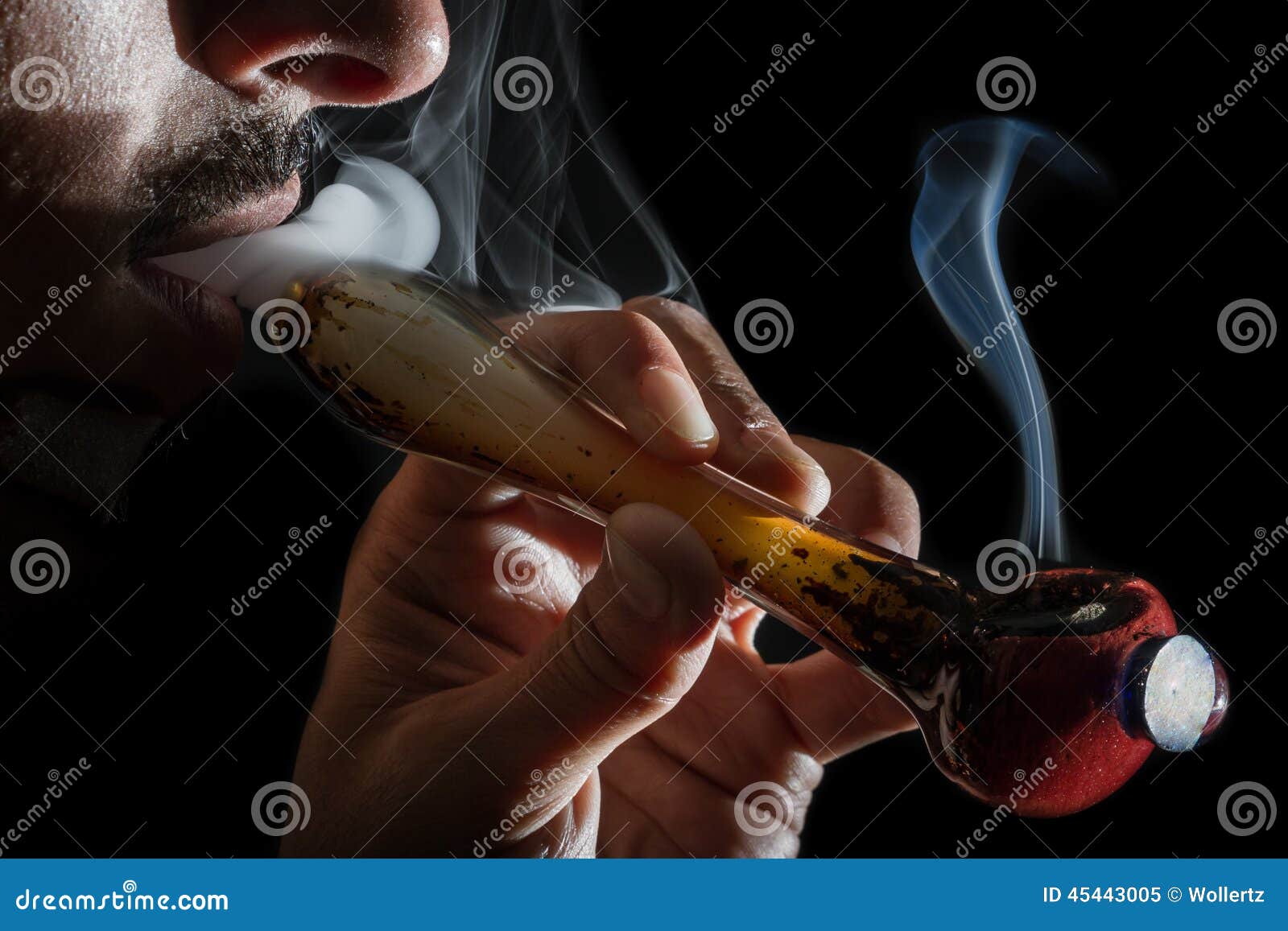 Smoking marijuana stock image. Image of chemical, pipe - 45443005