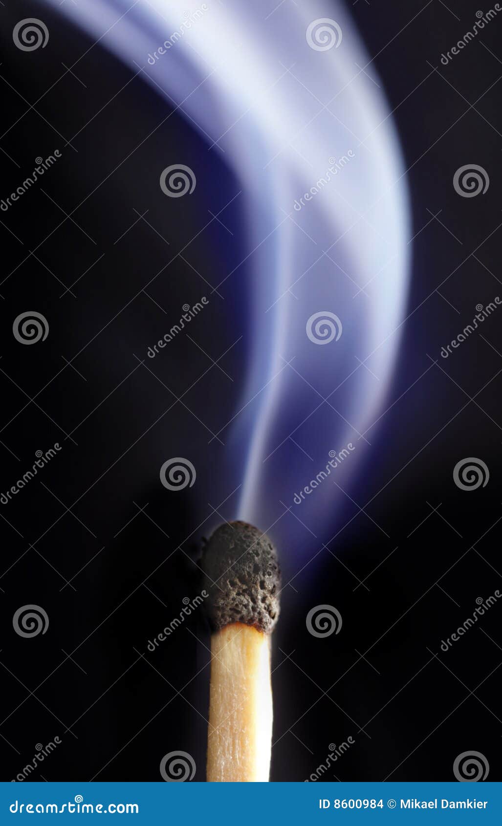 Smoking Match stock photo. Image of blowing, match, burnt - 8600984