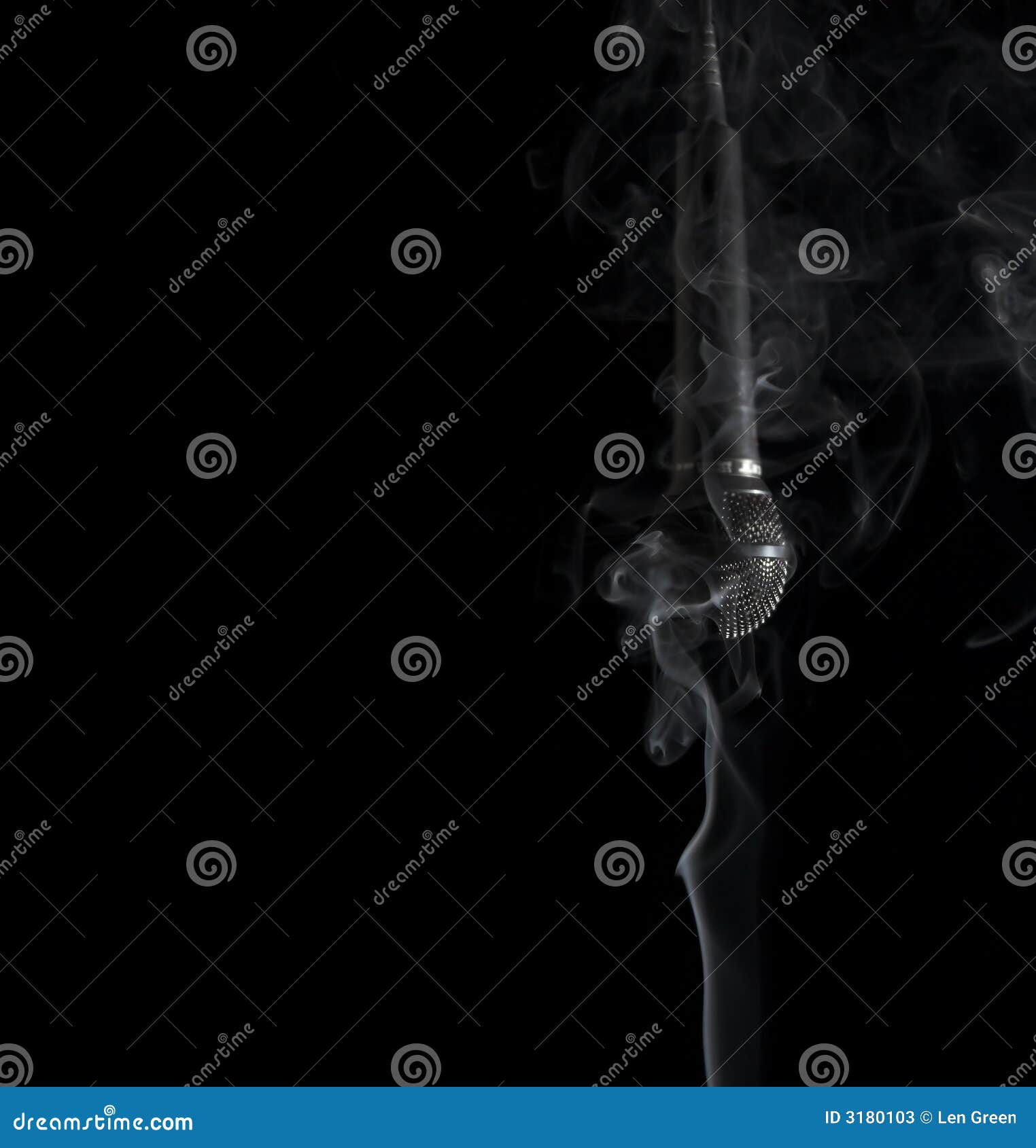 Smoking microphone stock image. Image of speech, seminar - 3180103