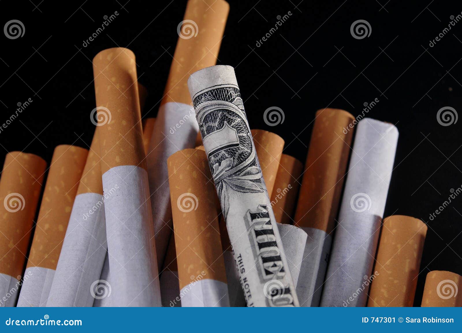 Smoking Money stock image. Image of dollar, waste, money - 747301