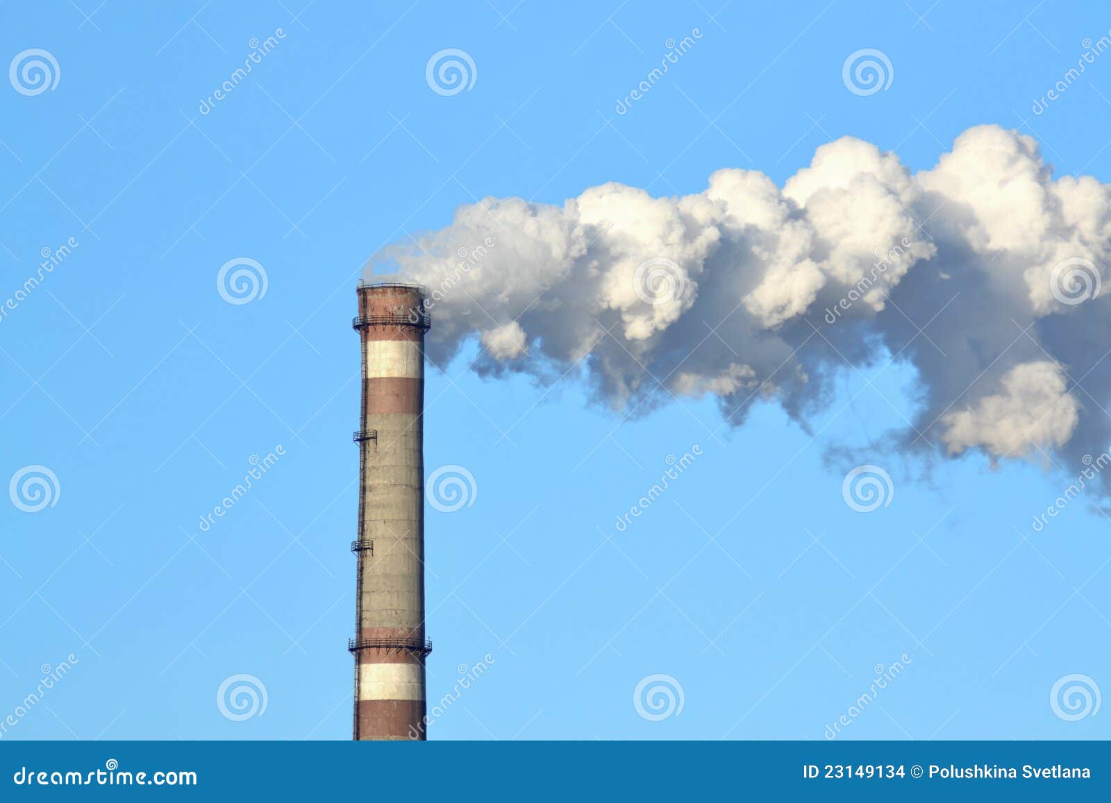 Smoking pipe of factory stock photo. Image of generator - 23149134