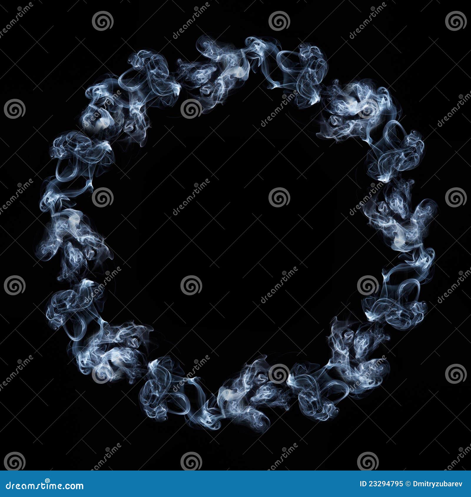 Smoking Ring Isolated on Black Stock Image - Image of pattern, abstract ...