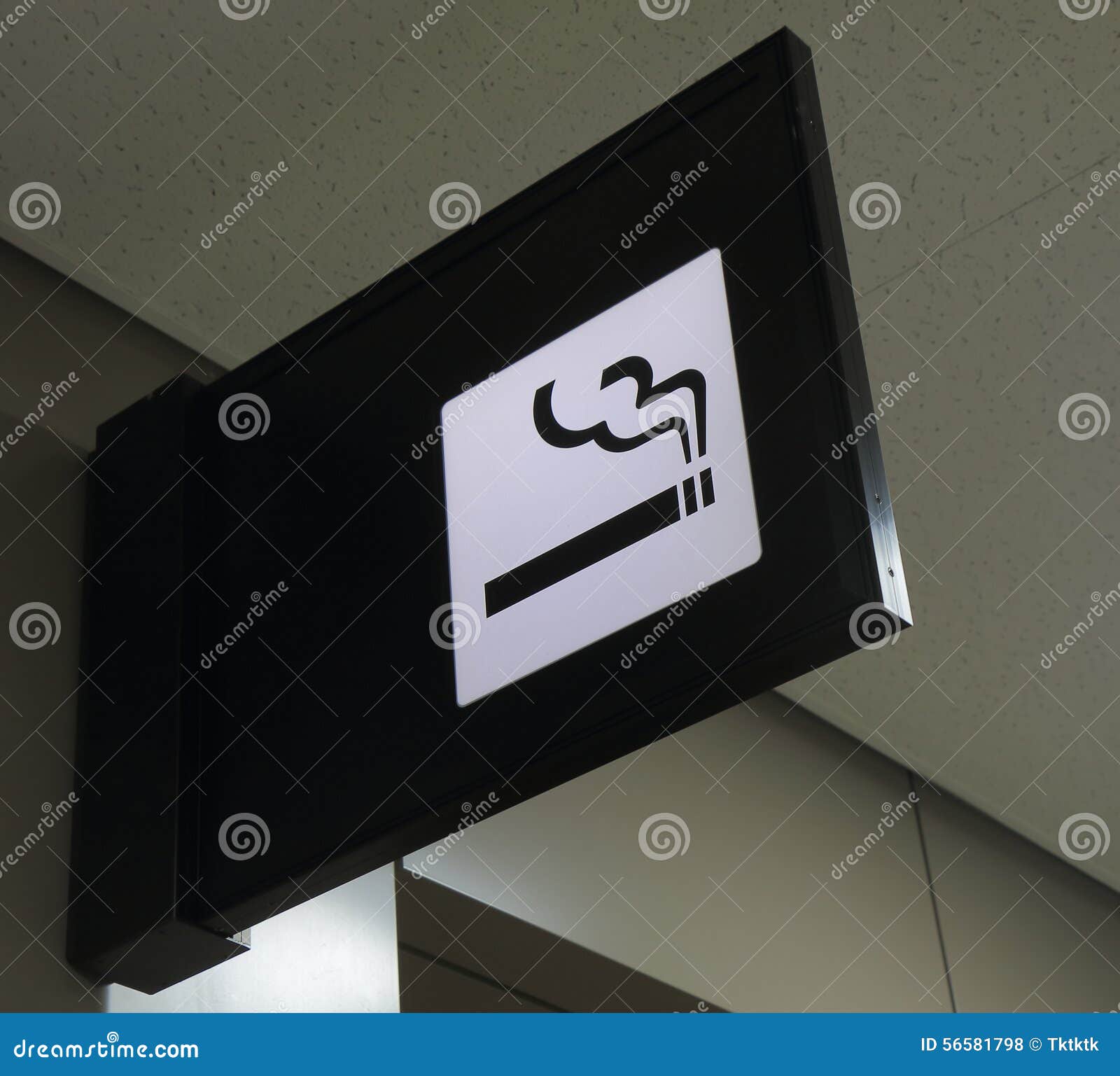 Smoking room sign stock photo. Image of cigarette, smell - 56581798