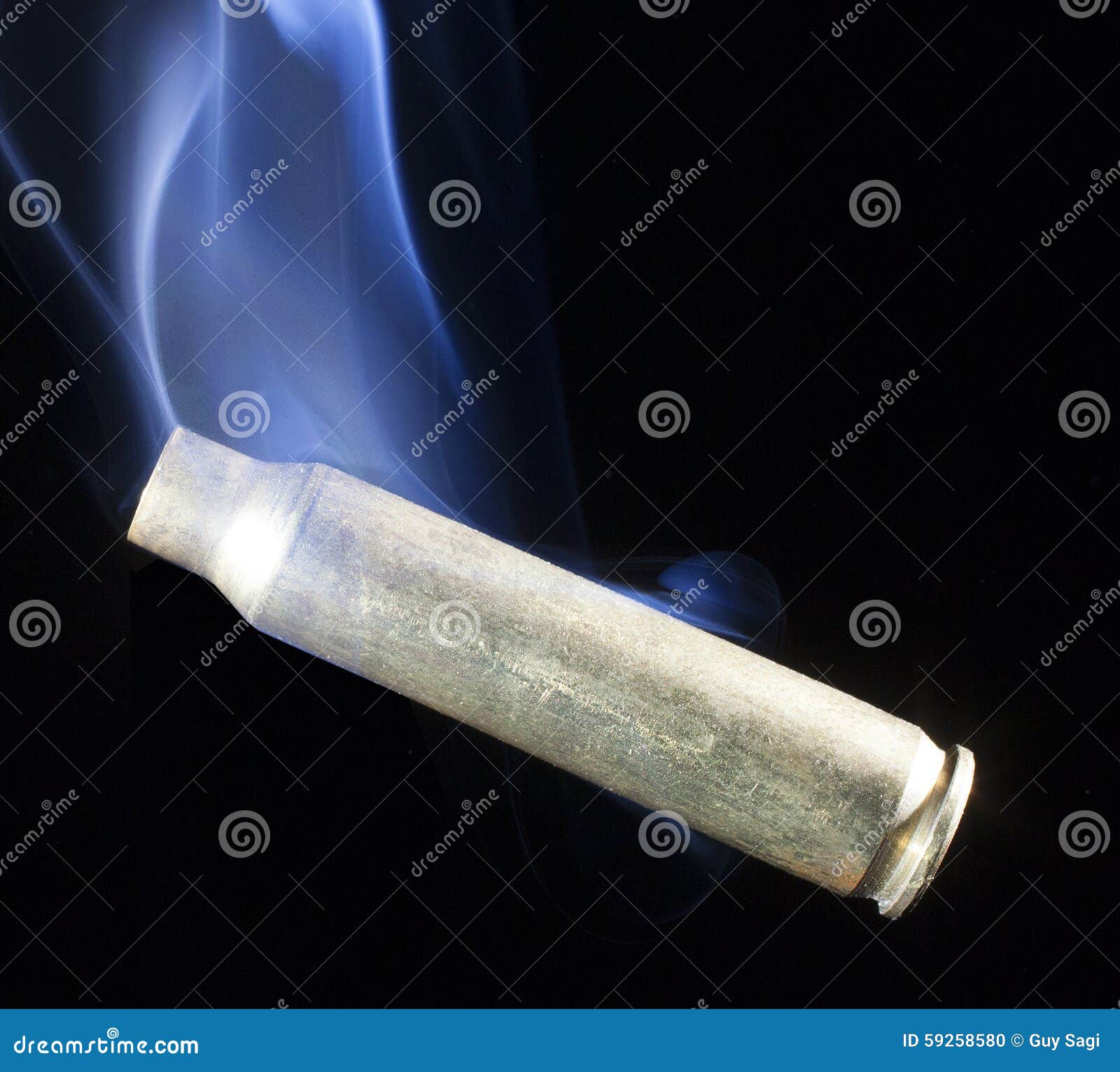 Smoking shell stock photo. Image of smoking, smoke, blue - 59258580