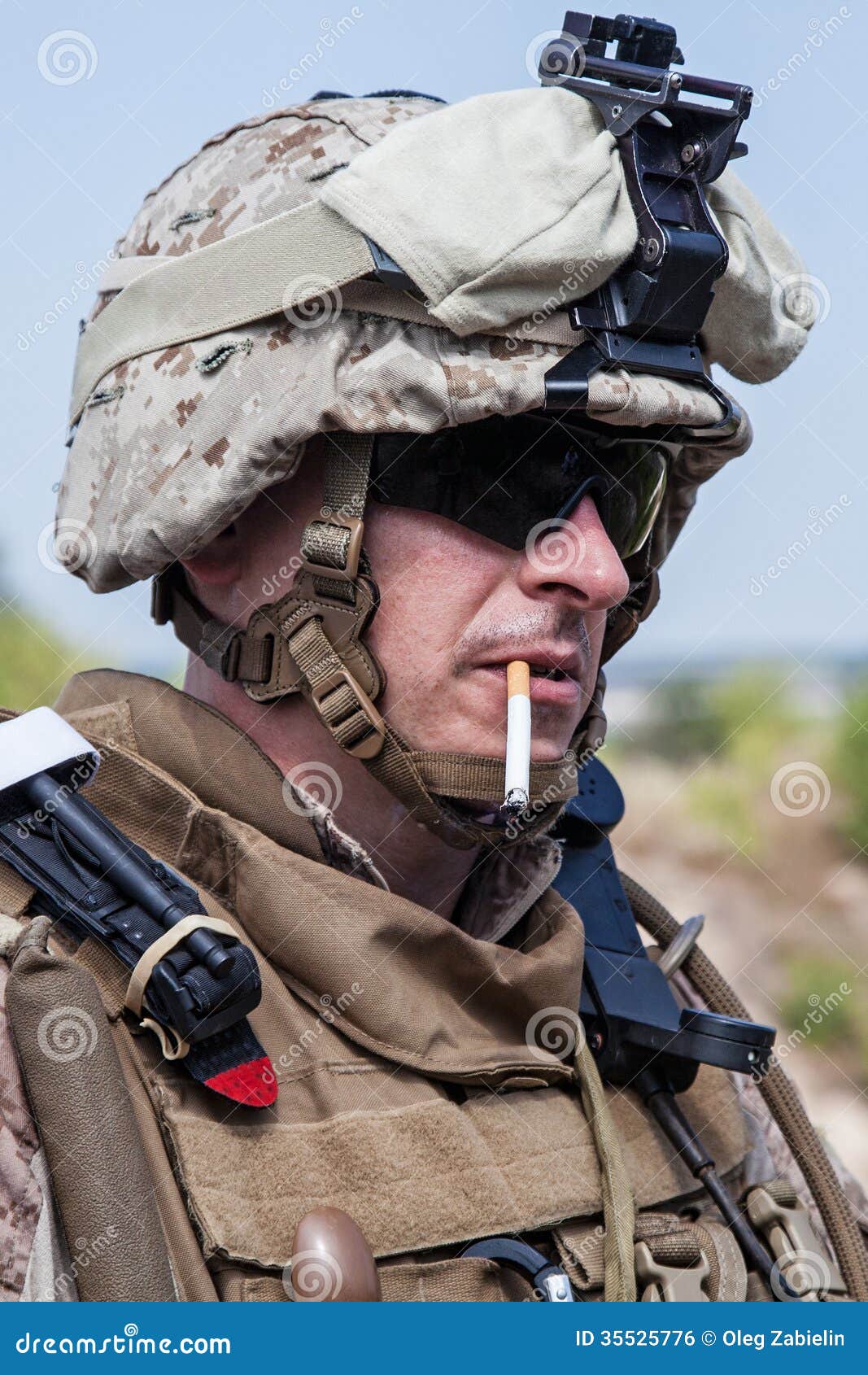 Smoking stock photo. Image of armed, army, marines, military - 35525776