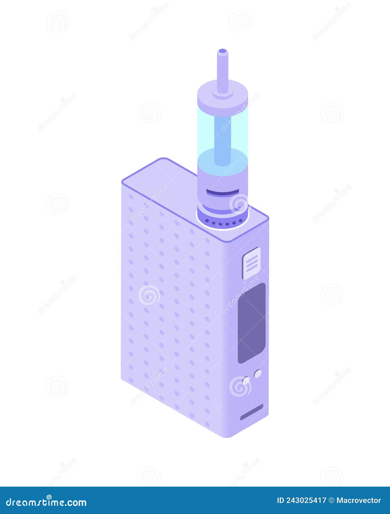 Smoking Vape Isometric Composition Stock Vector - Illustration of ...