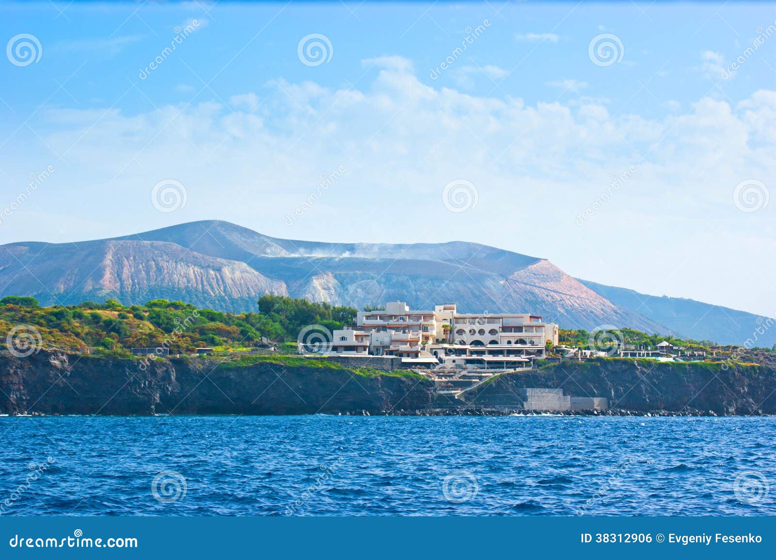 The smoking volcano stock photo. Image of plant, sightseeing - 38312906