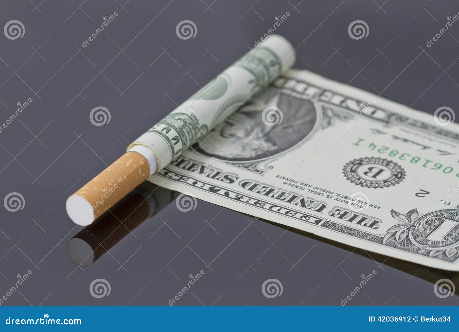 Smoking is a Waste of Money Stock Photo - Image of tobacco, white: 42036912
