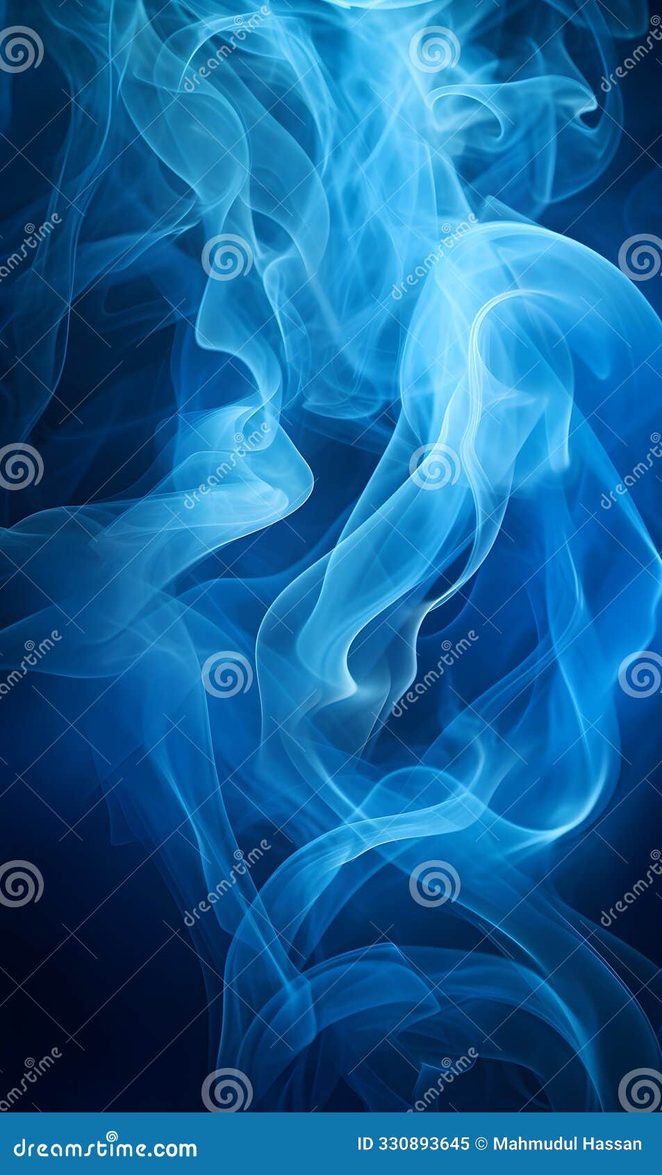Abstract Blue Smoke Background. Smoky Background Texture Stock ...