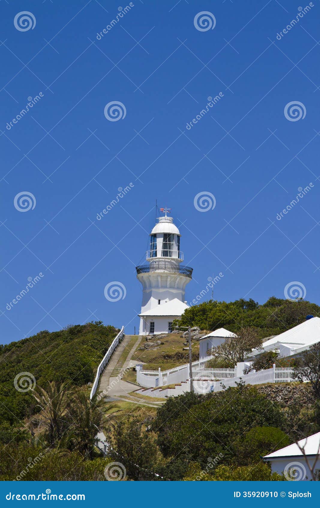 Smoky Cape lighthouse stock photo. Image of head, smoky - 35920910