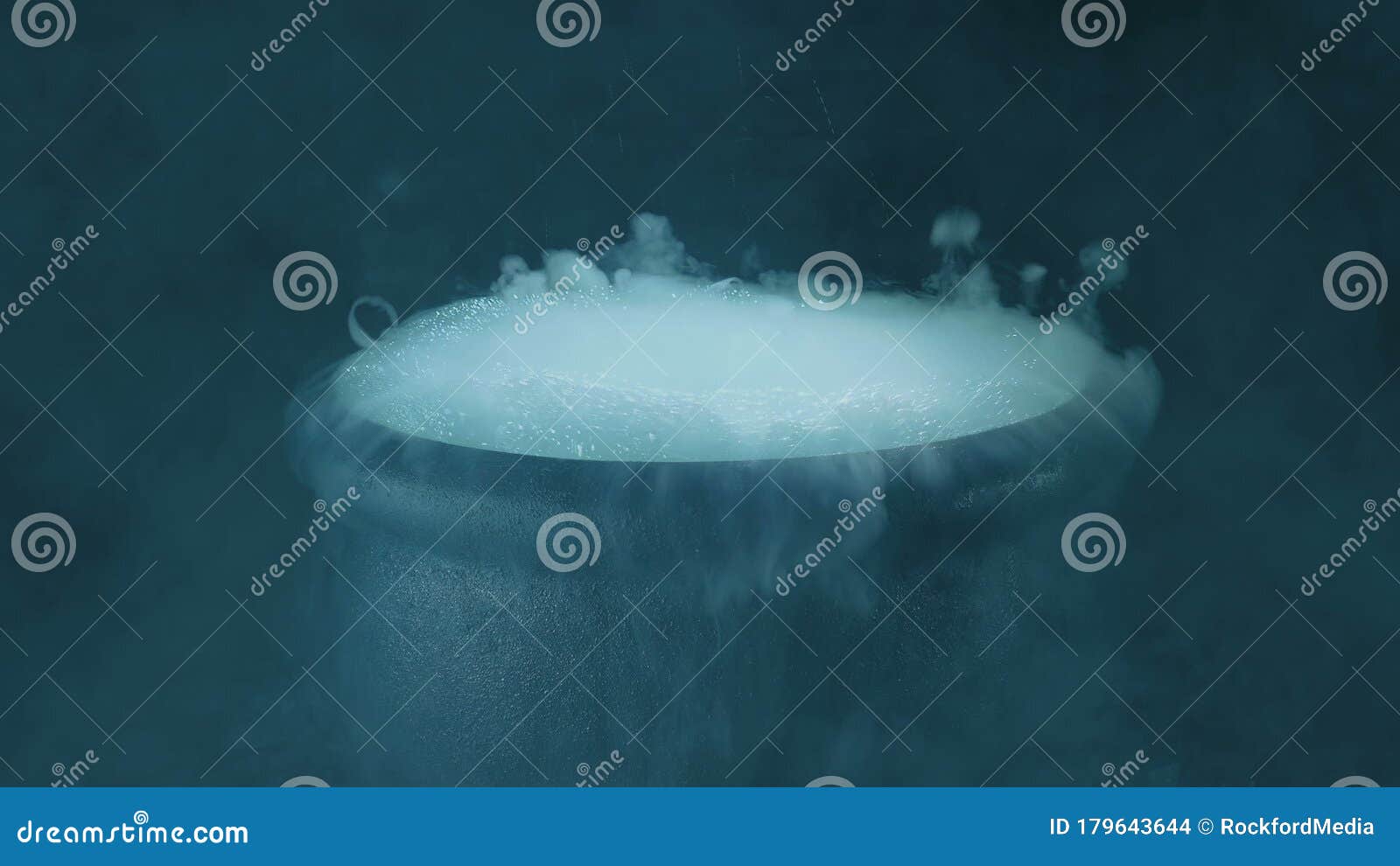 Smoky Cauldron in Cave Bubbling Stock Footage - Video of scary ...