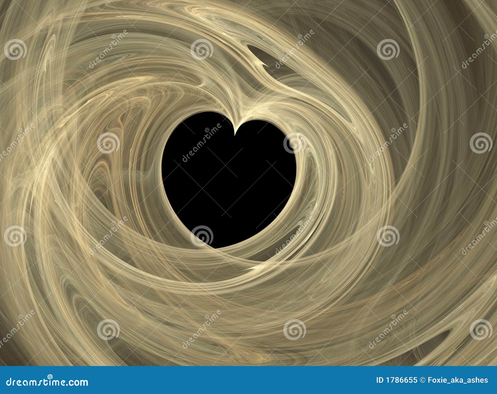 Smoky heart stock illustration. Illustration of design - 1786655