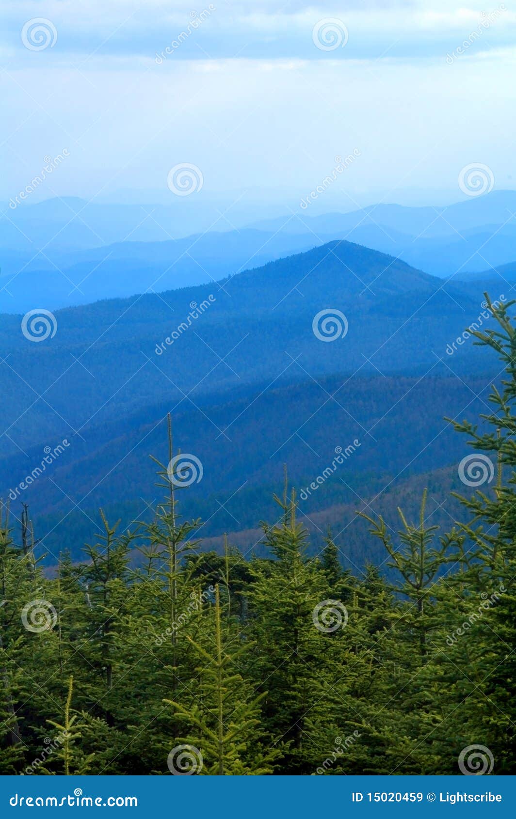 Smoky Mountains, Blue Ridge Stock Image - Image of appalachian, color ...